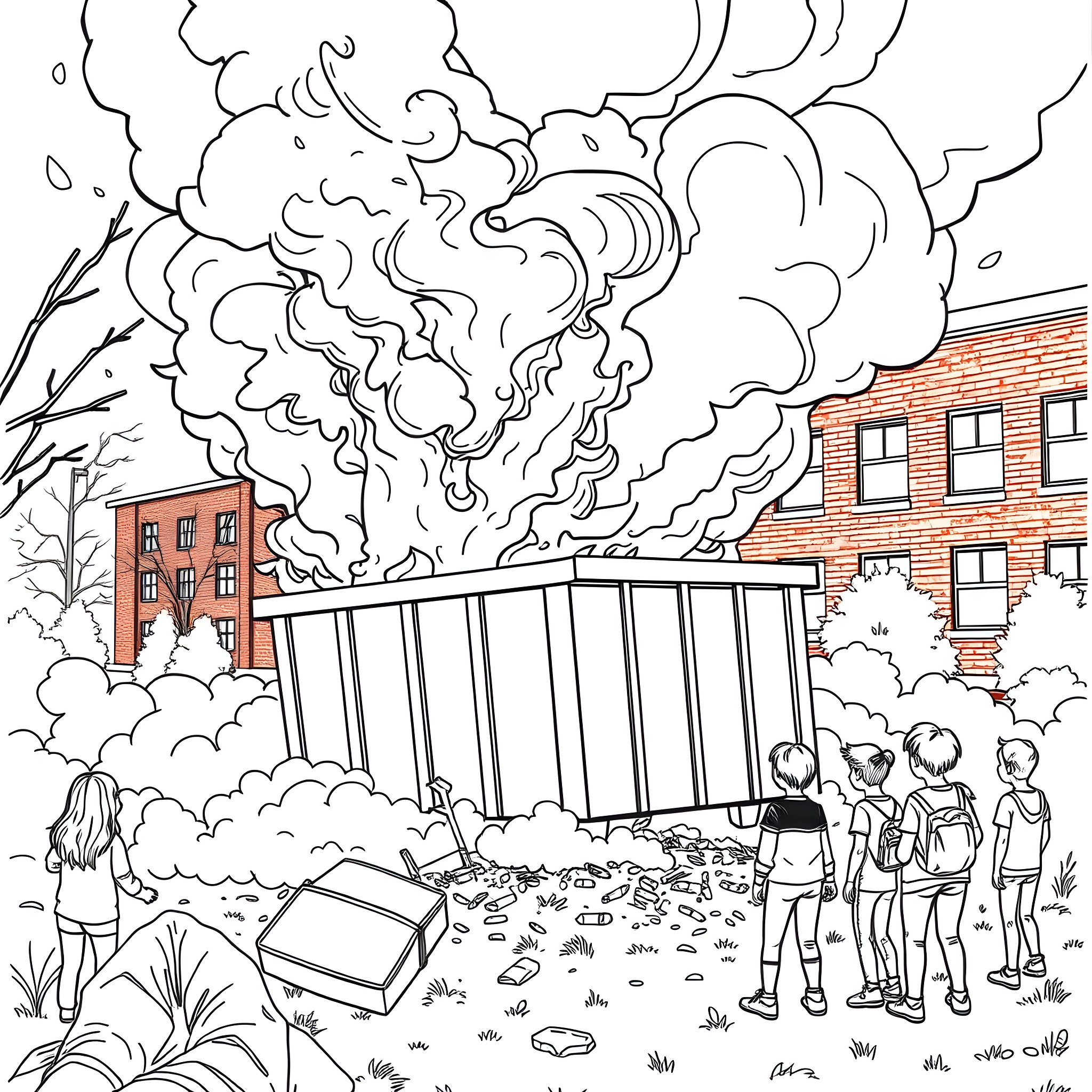 Best Dumpster Coloring Pages (Free Printable PDF)