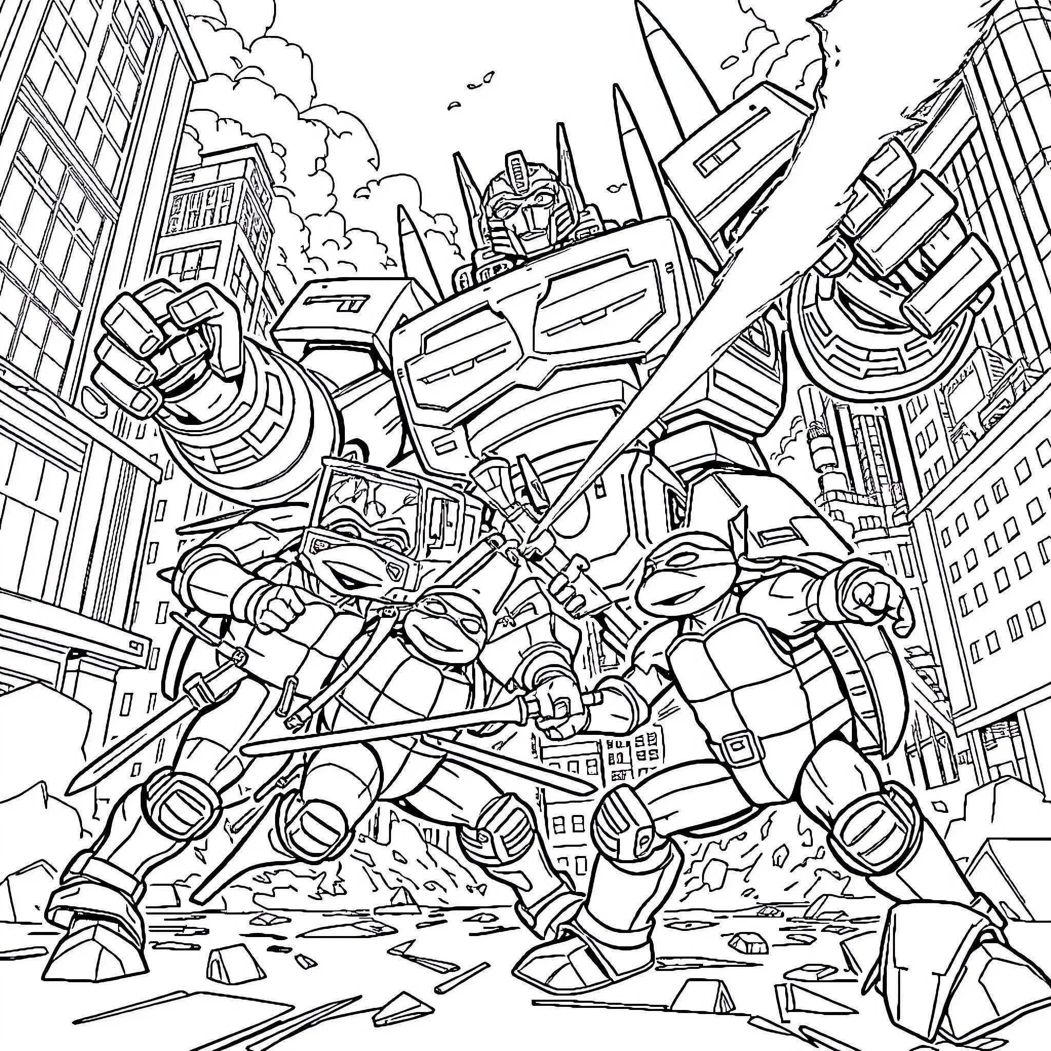 35 Best TMNT Coloring Pages (Free Printable PDFs)