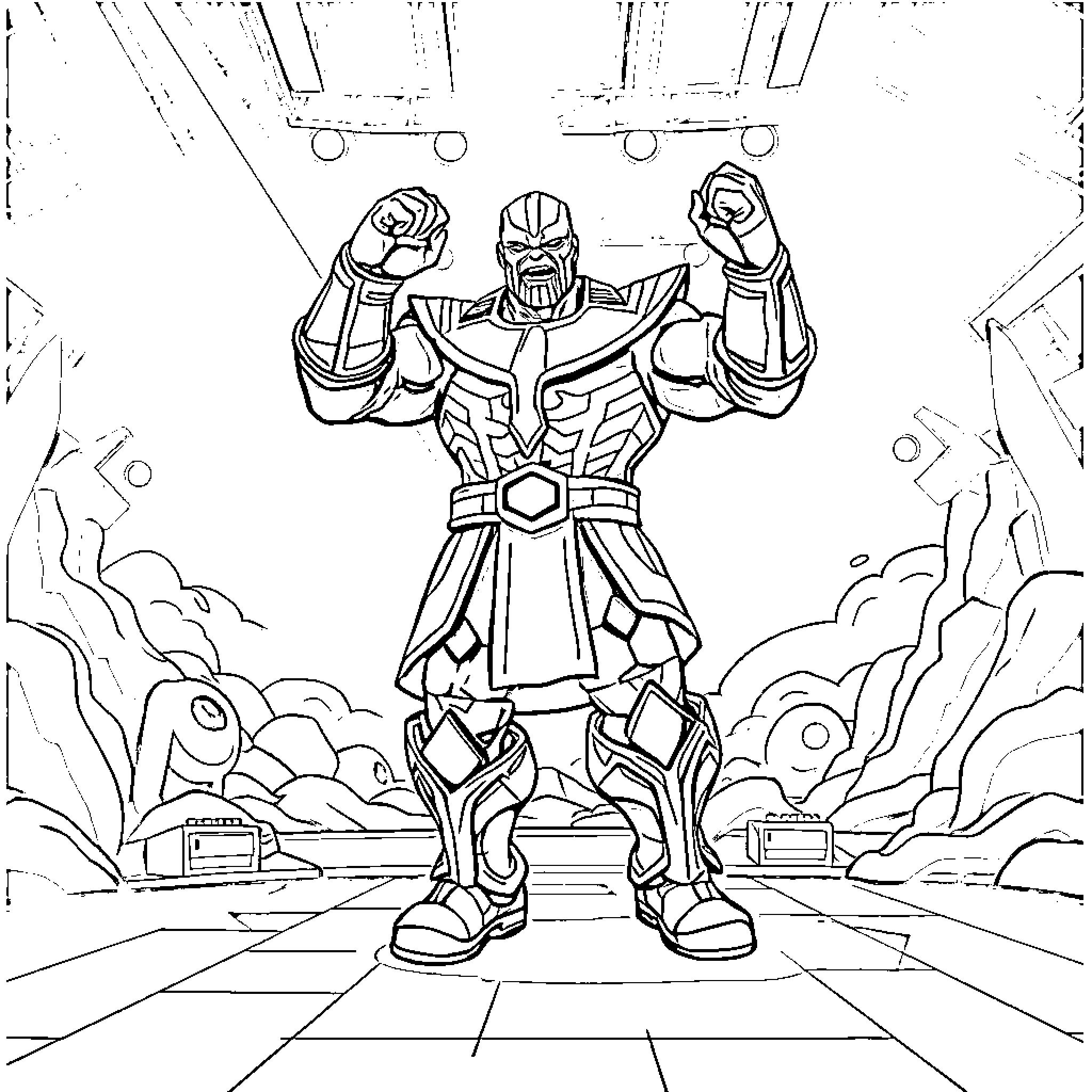 Best Thanos Coloring Pages (Free Printable PDF)