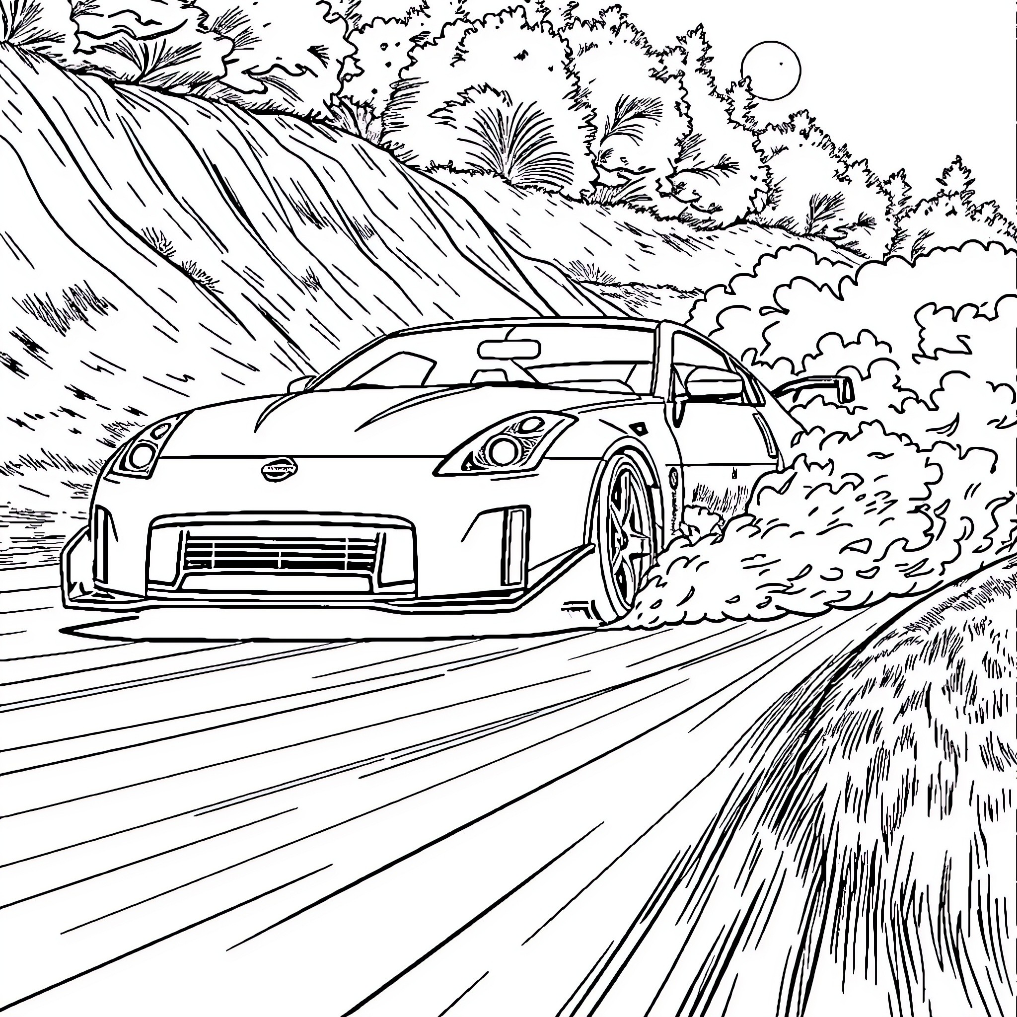 2 Best 350z Coloring Pages (Free Printable PDFs)