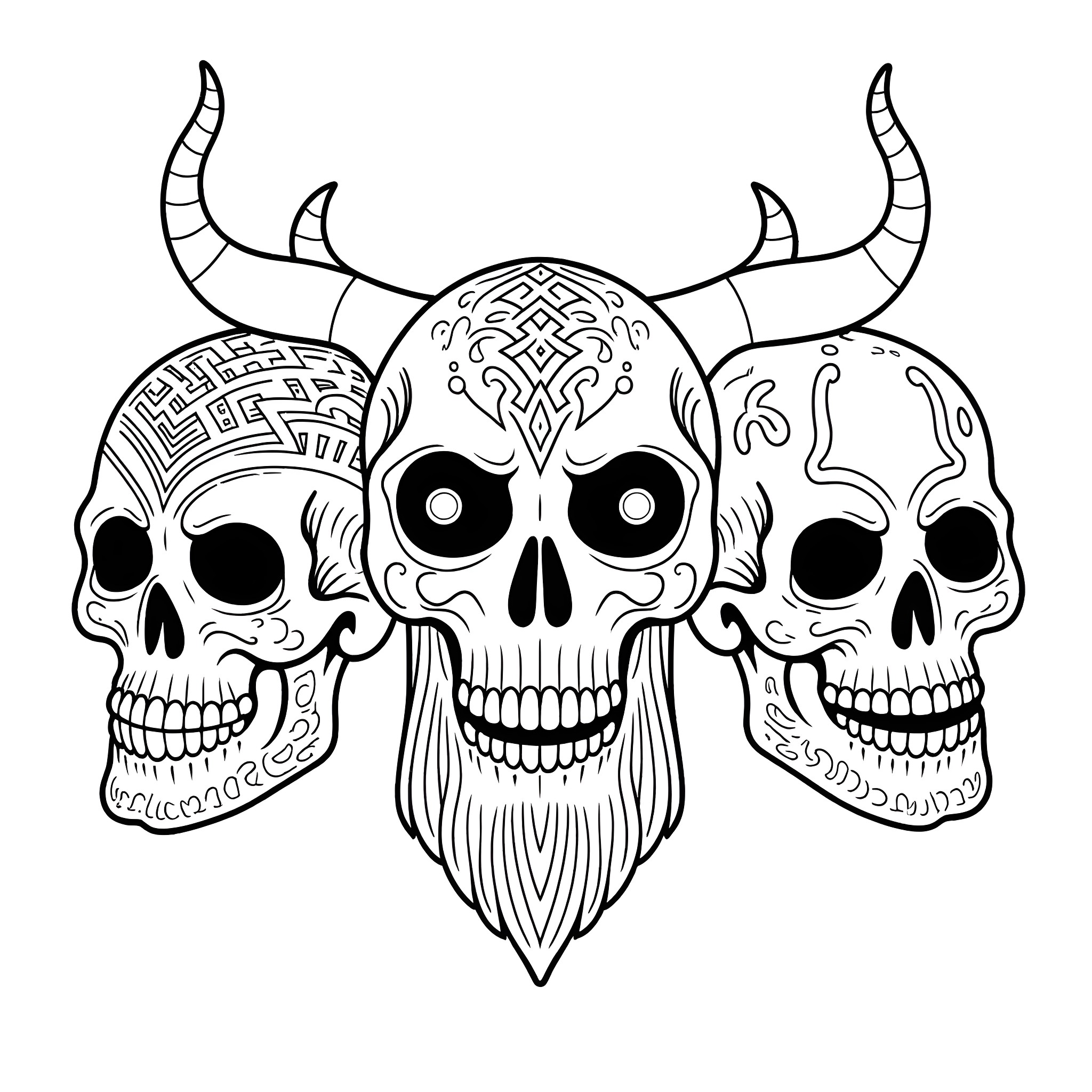92 Best Skull Coloring Pages (Free Printable PDFs)