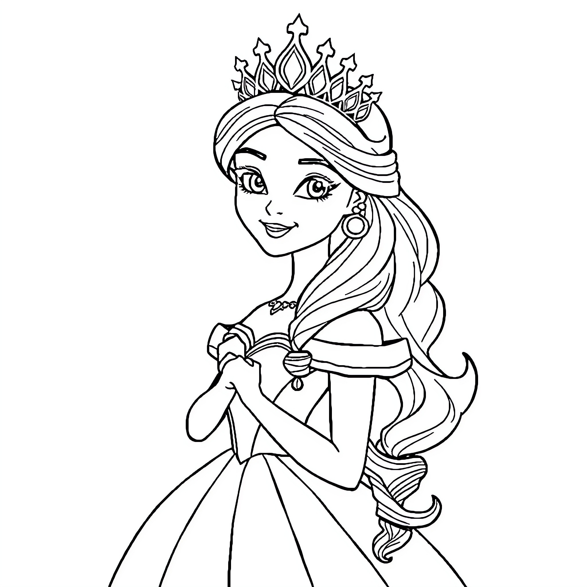 Best Princess Coloring Pages (Free Printable PDF)