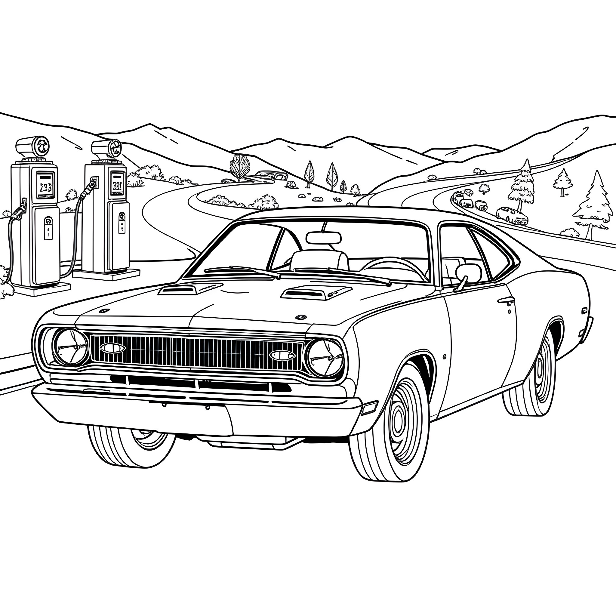 Best Plymouth Duster Coloring Pages (Free Printable PDF)