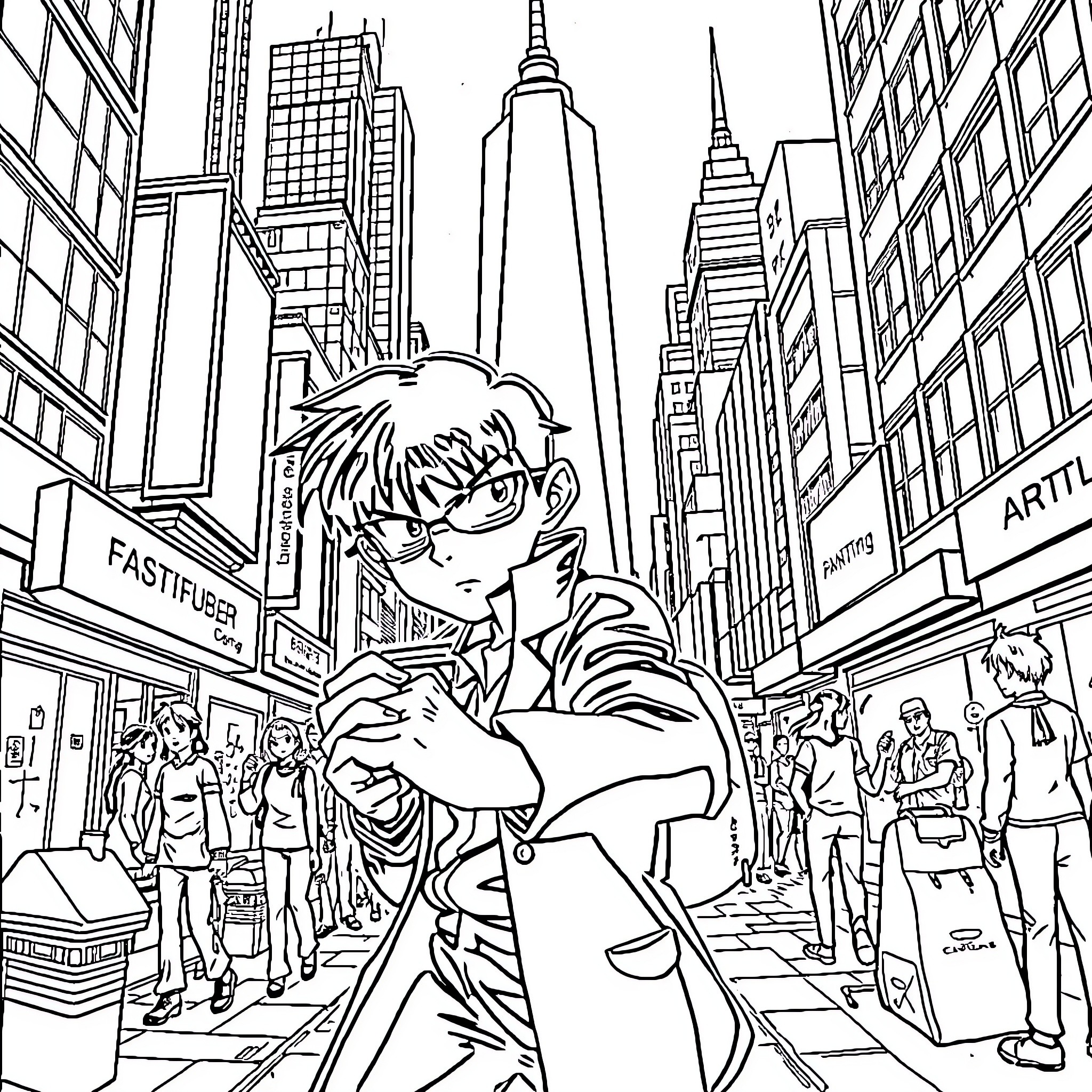 3 Best Detective Conan Coloring Pages (Free Printable PDFs)