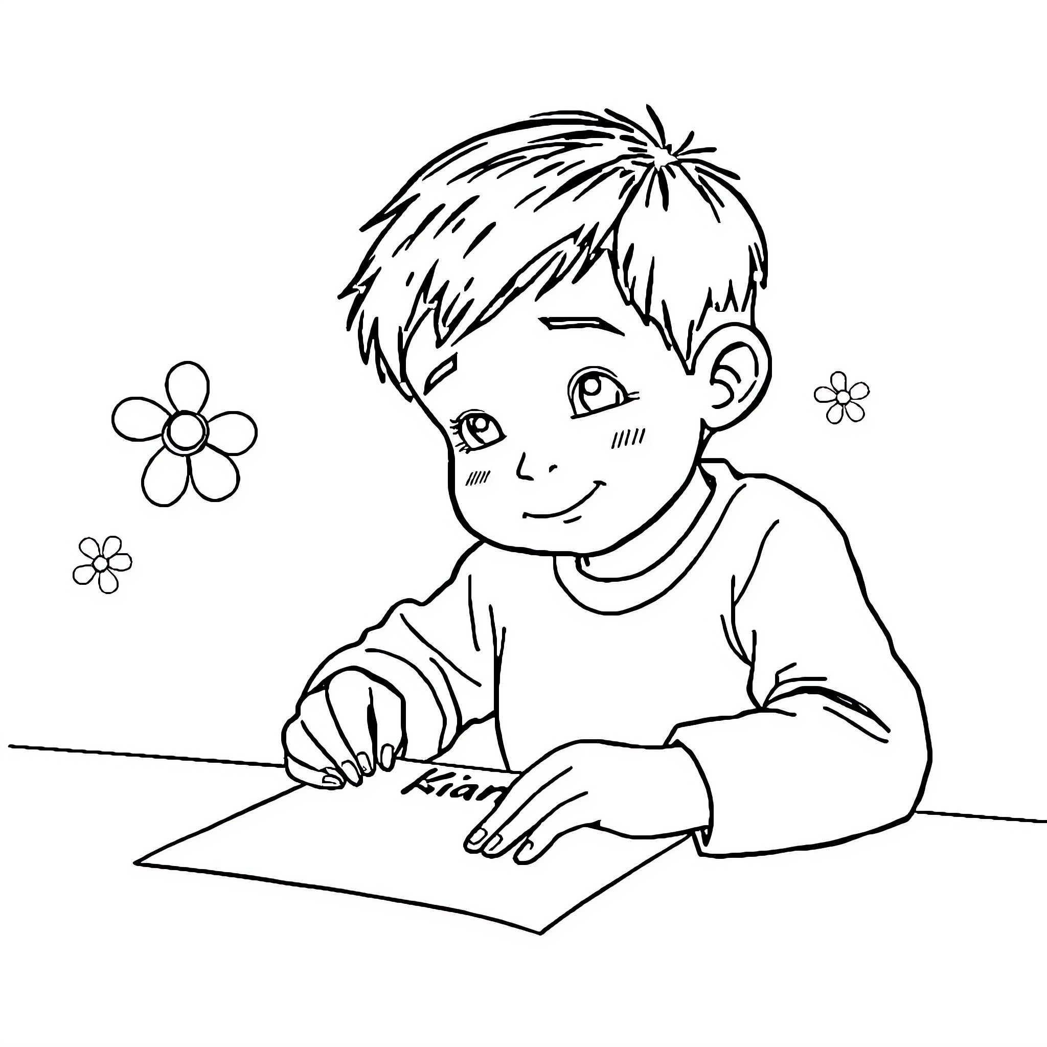 Best Writing Coloring Pages (Free Printable PDF)
