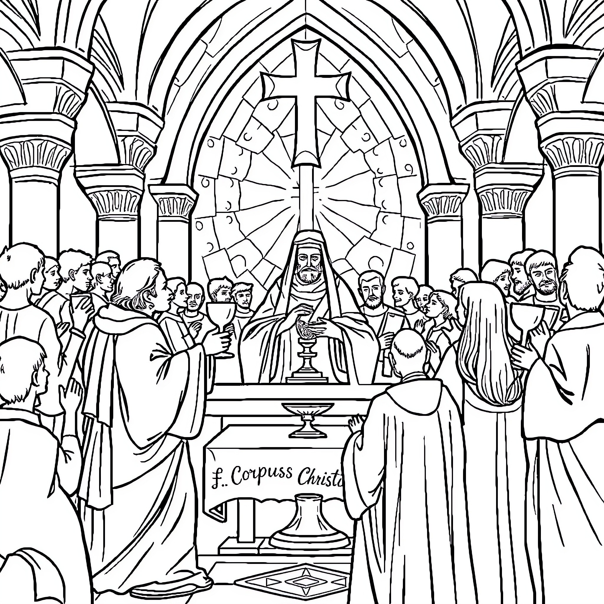 4 Best Eucharist Coloring Pages (Free Printable PDFs)