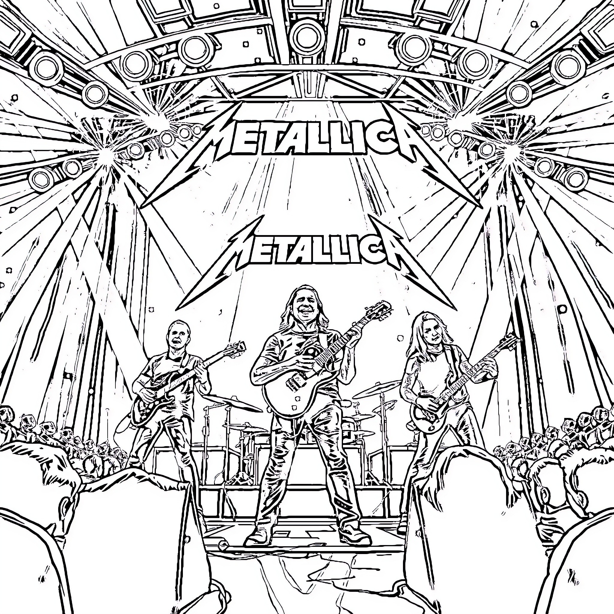 Best Metallica Coloring Pages (Free Printable PDF)