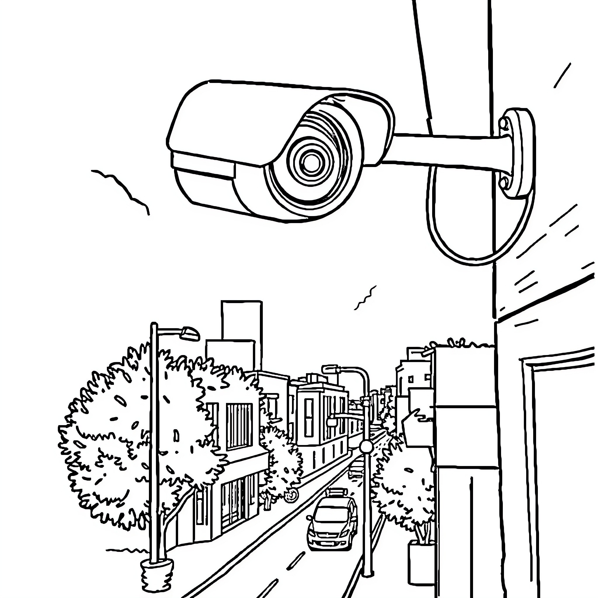 Best CCTV Coloring Pages (Free Printable PDF)