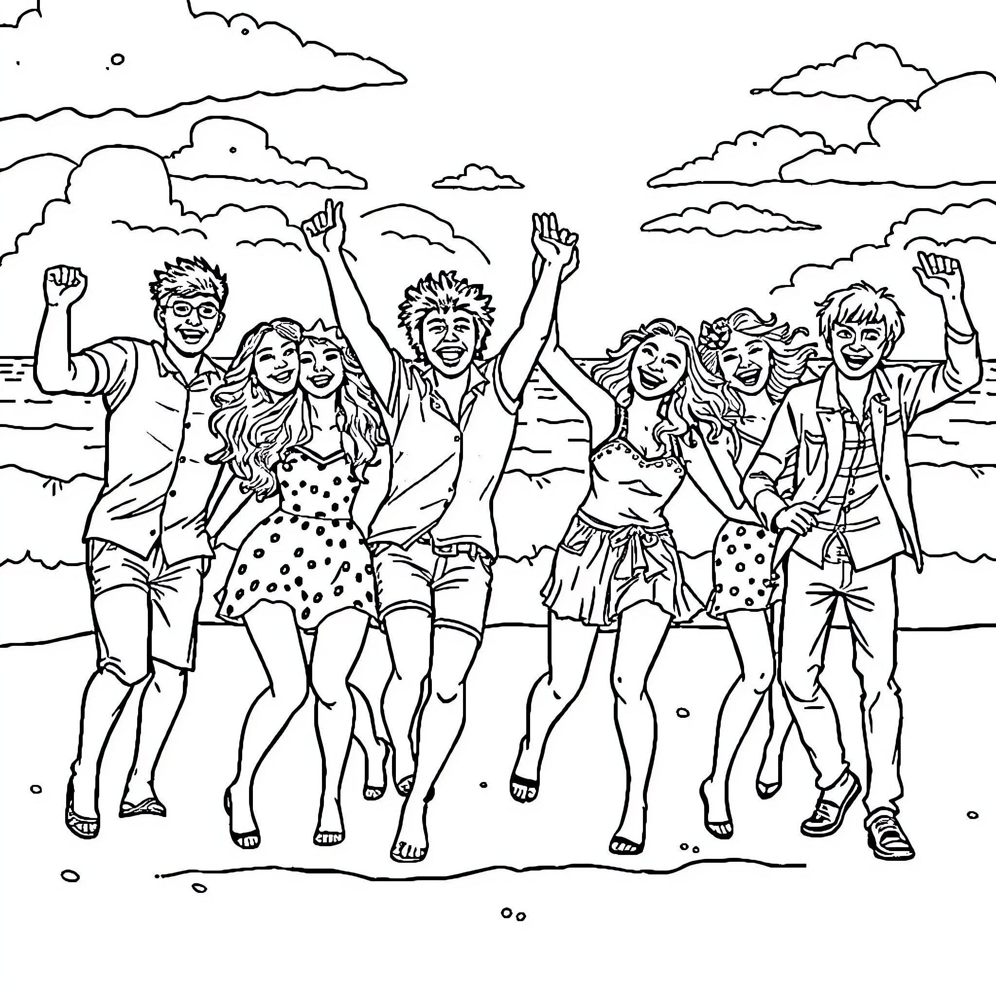 Best High School Musical Coloring Pages (Free Printable PDF)