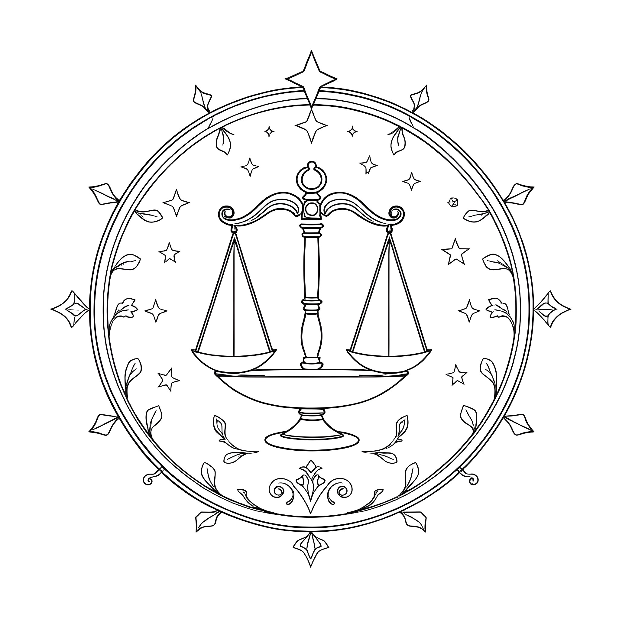 Best Libra Coloring Pages (Free Printable PDF)