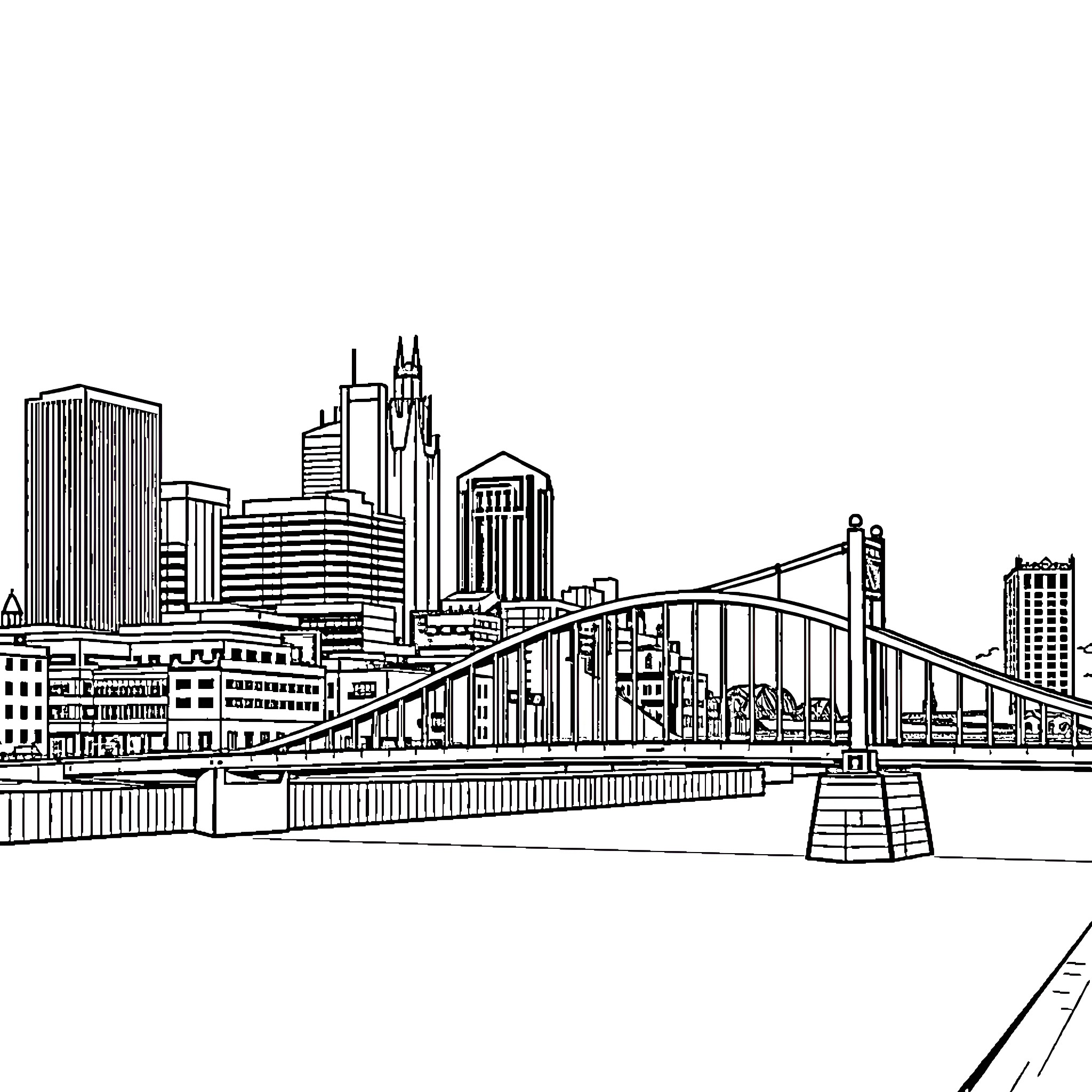 Best Skyline Coloring Pages (Free Printable PDF)