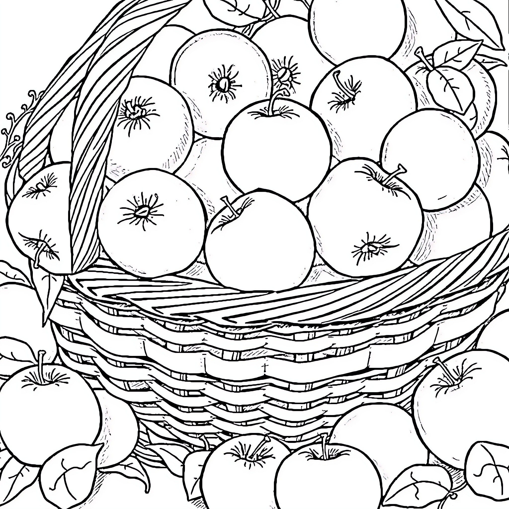 15 Best Basket Coloring Pages (Free Printable PDFs)