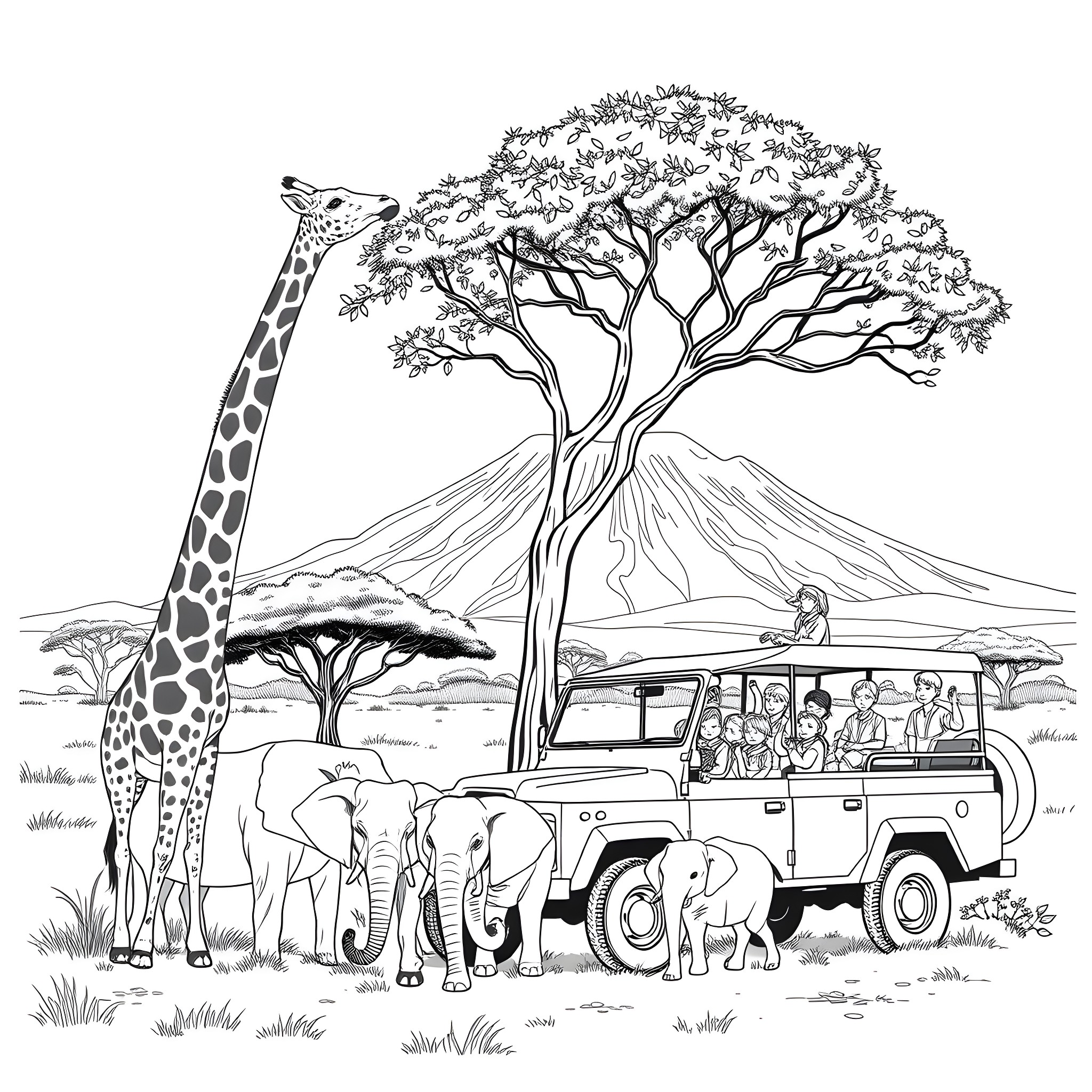 131 Best Giraffe Coloring Pages (Free Printable PDFs)