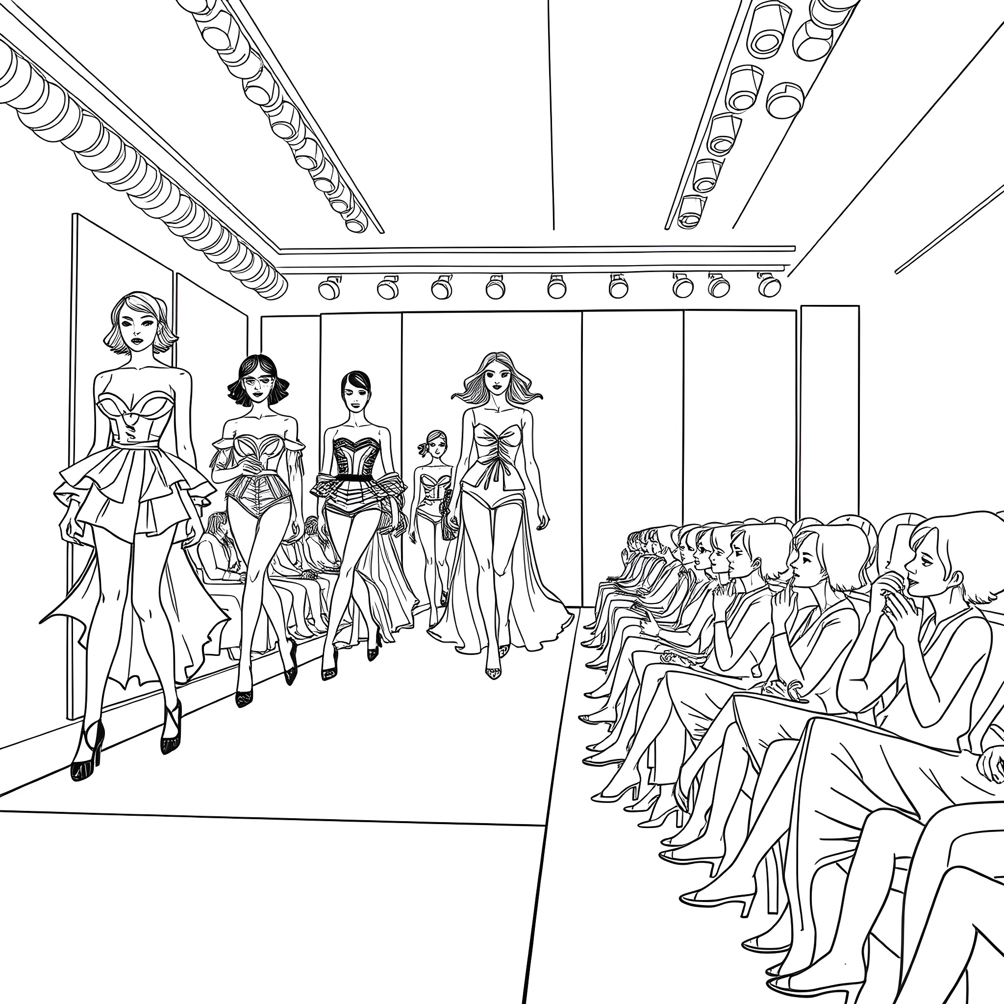 Best Fashion Coloring Pages (Free Printable PDF)