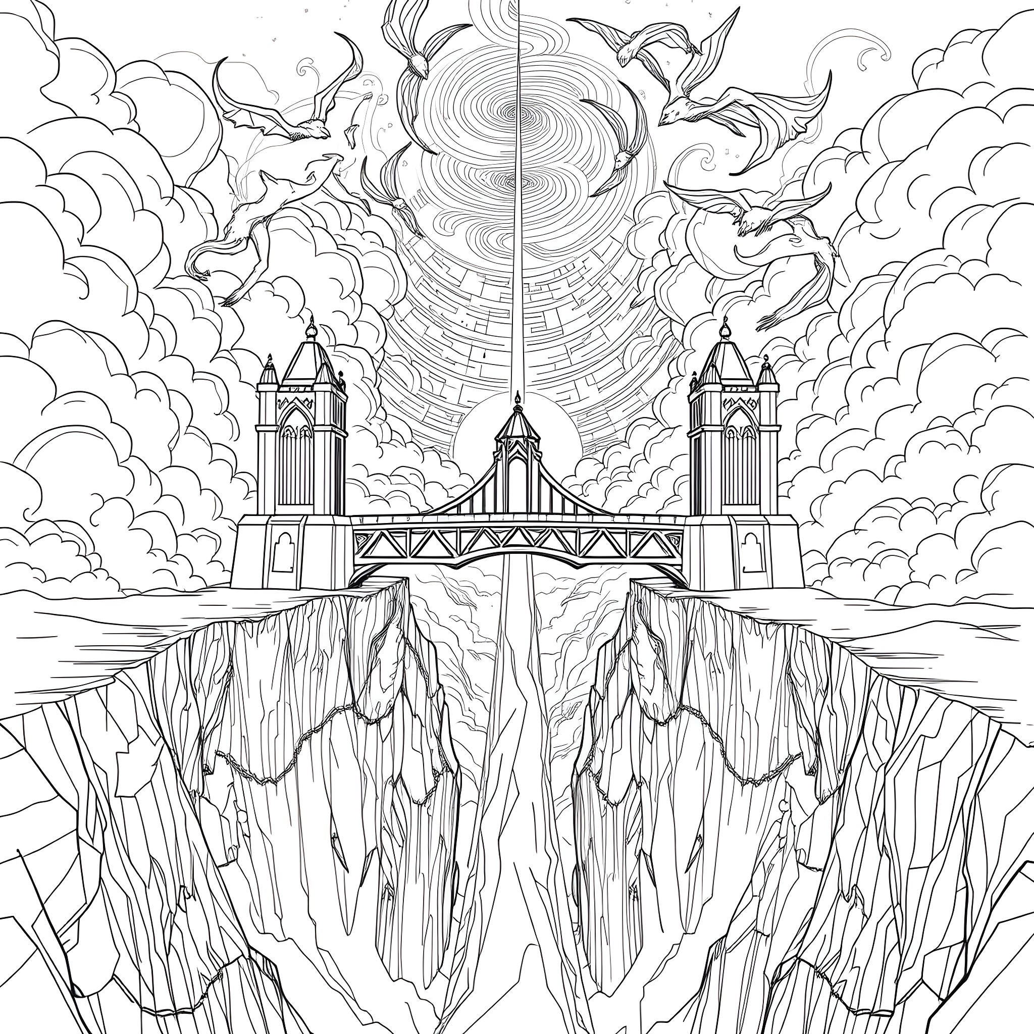 Best Sirat Bridge Coloring Pages (Free Printable PDF)