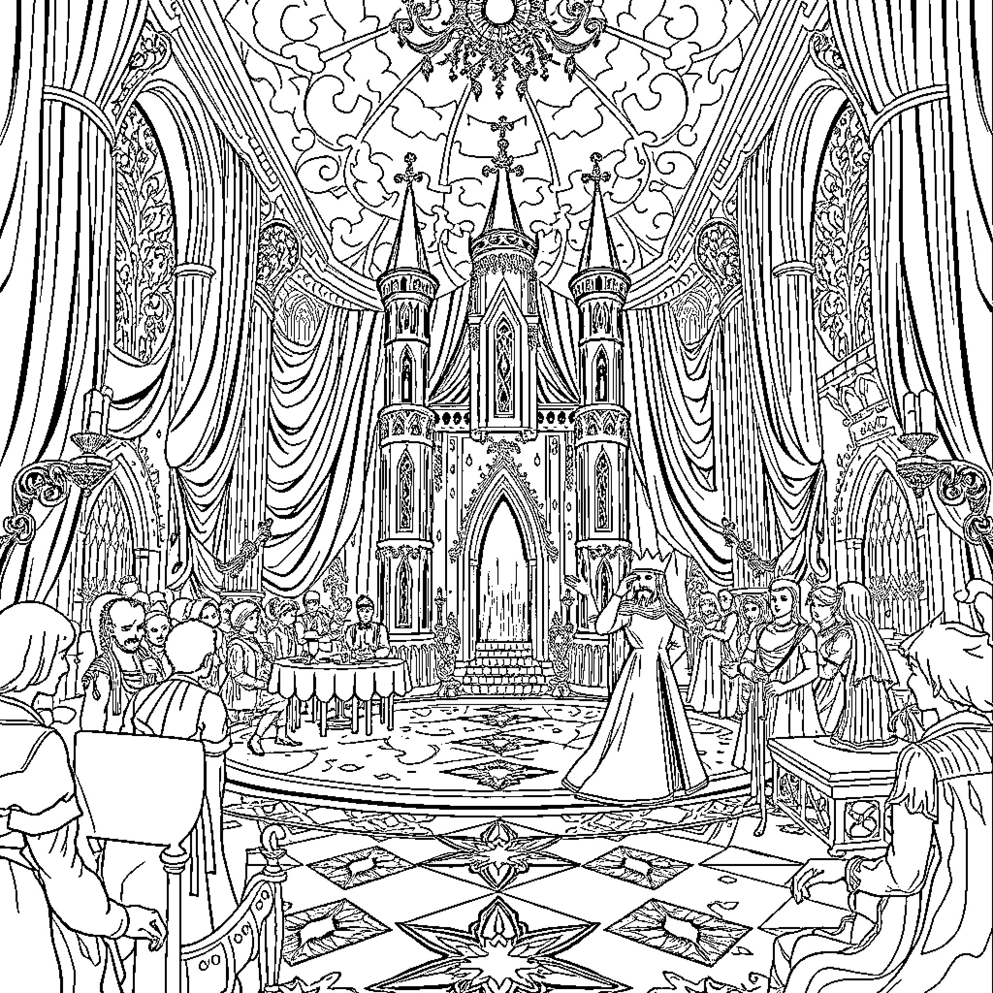 Best Masque of The Red Death Coloring Pages (Free Printable PDF)