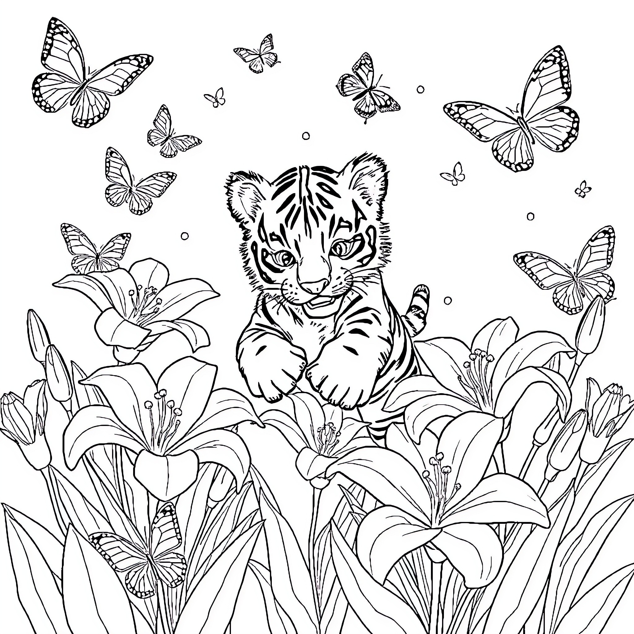 2 Best Tiger Cub Coloring Pages (Free Printable PDFs)