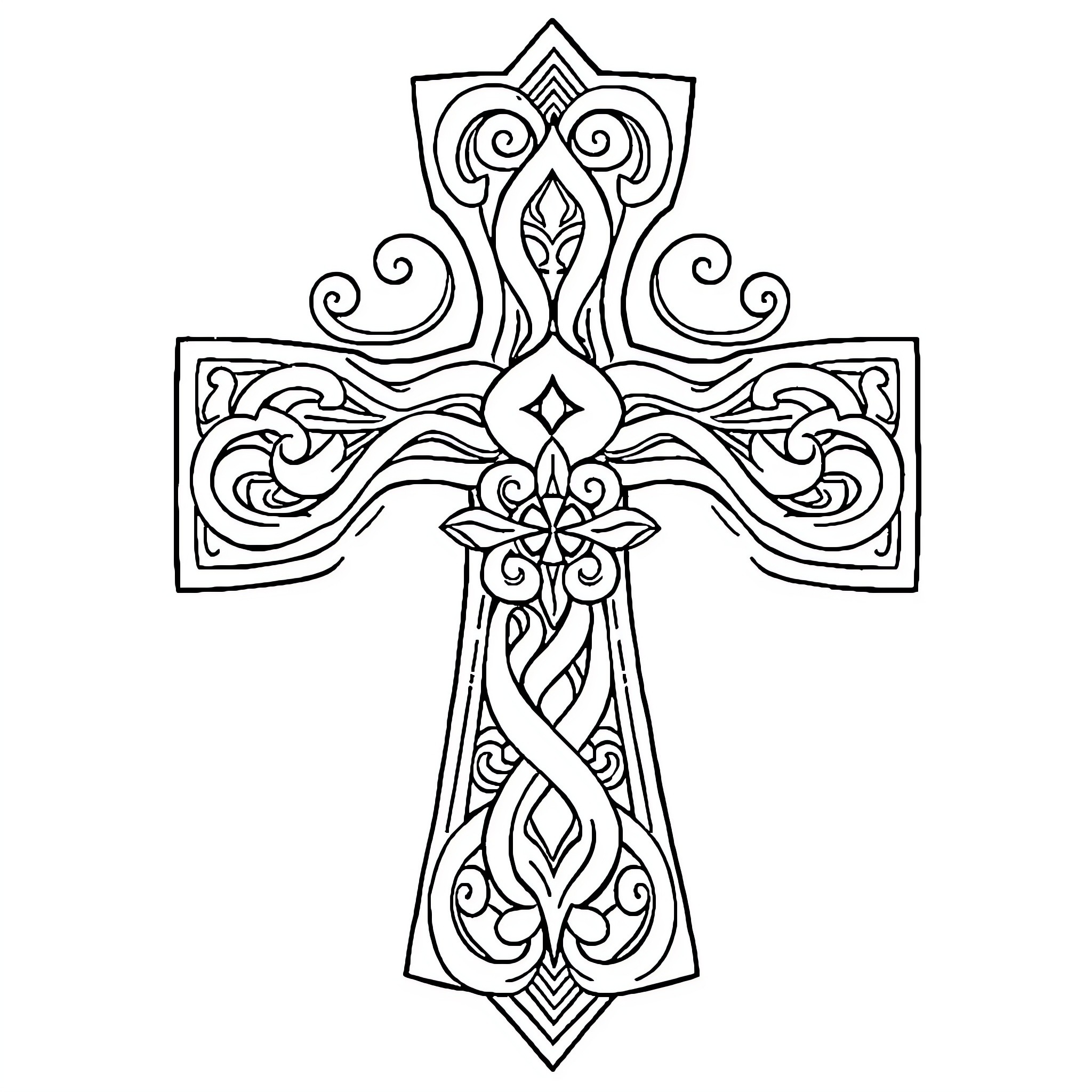 Best Celtic Cross Coloring Pages (Free Printable PDF)