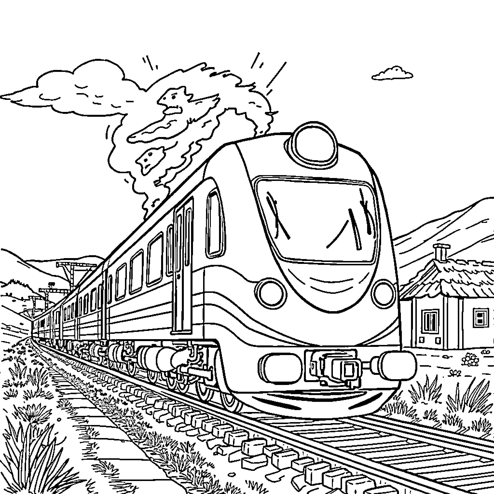 Best Tren Coloring Pages (Free Printable PDF)