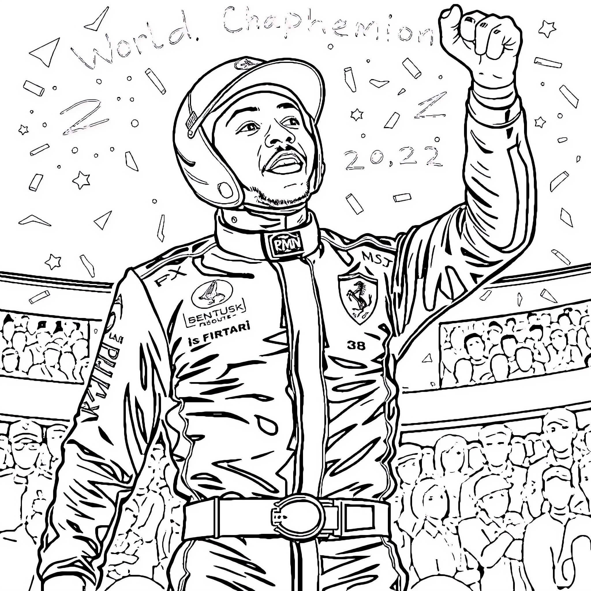 Best Lewis Hamilton Coloring Pages (Free Printable PDF)