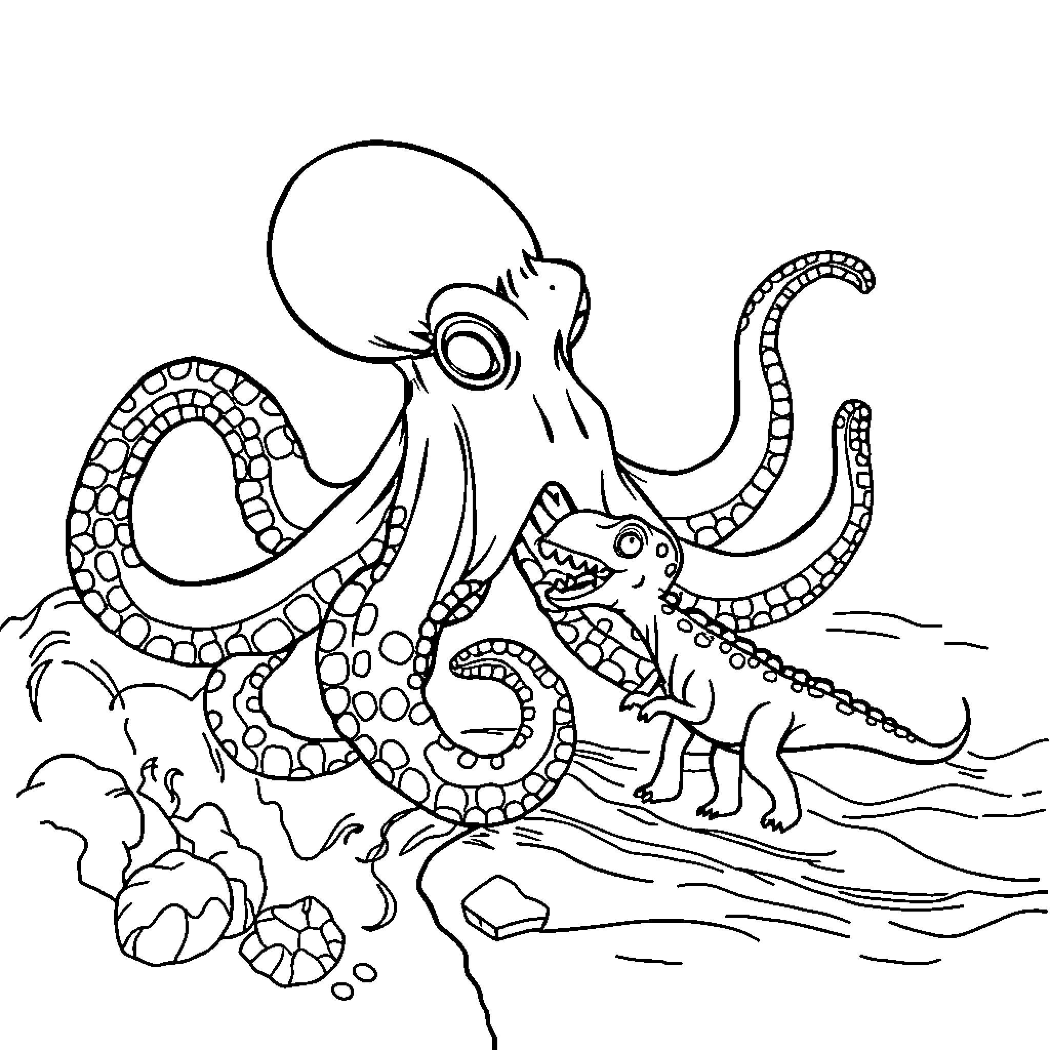 Best Octopus Coloring Pages (Free Printable PDF)