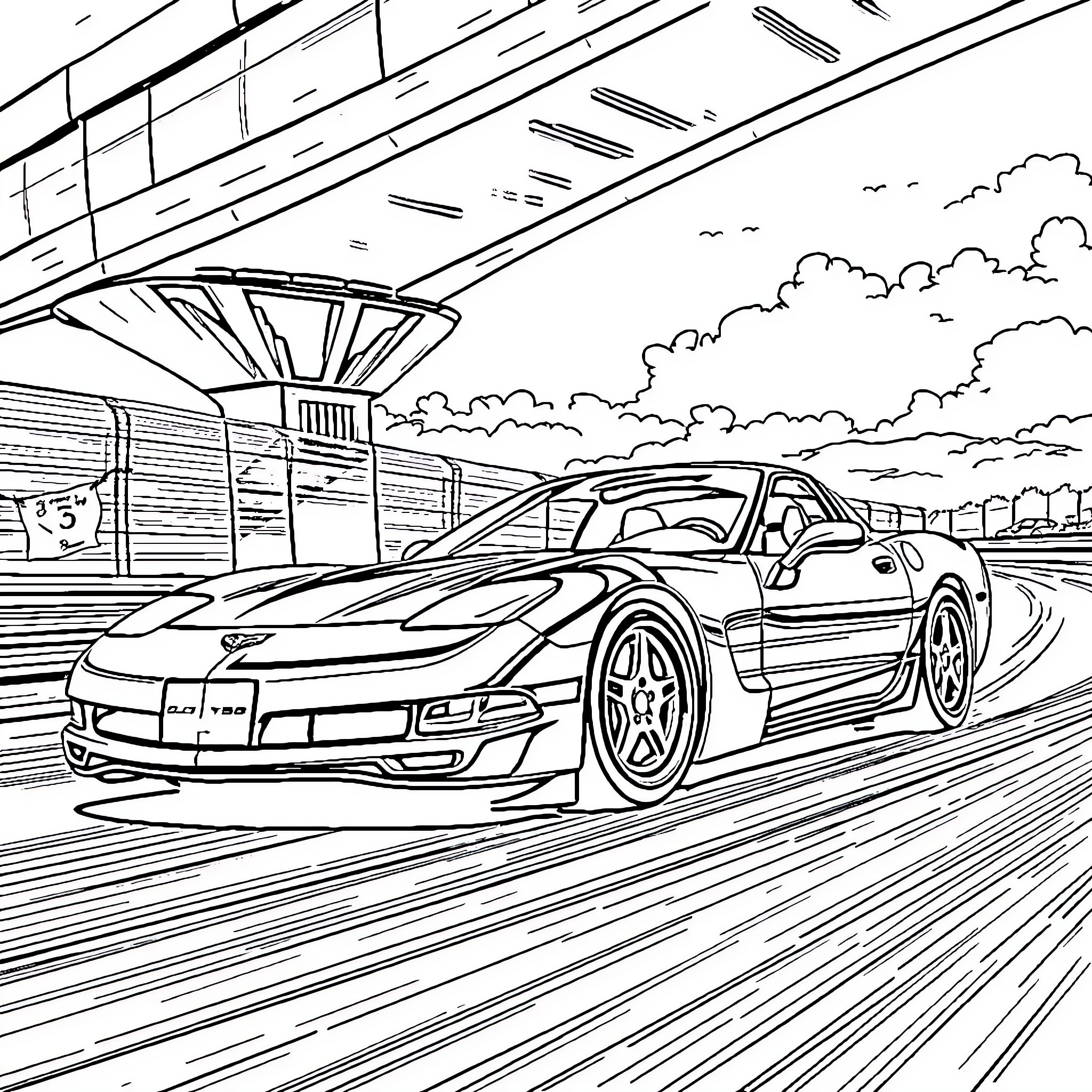 4 Best C5 Corvette Coloring Pages (Free Printable PDFs)