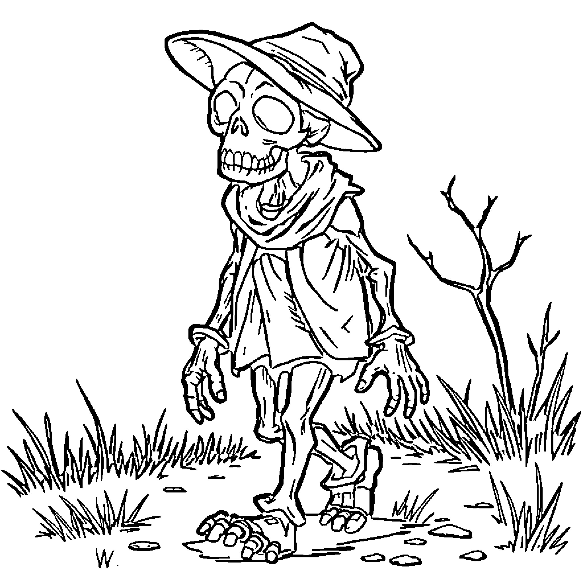 Best Zombie Coloring Pages (Free Printable PDF)