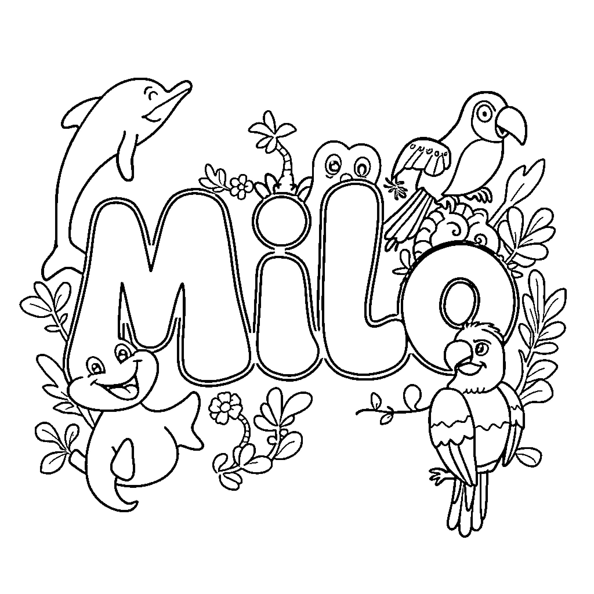 Best Milo Coloring Pages (Free Printable PDF)