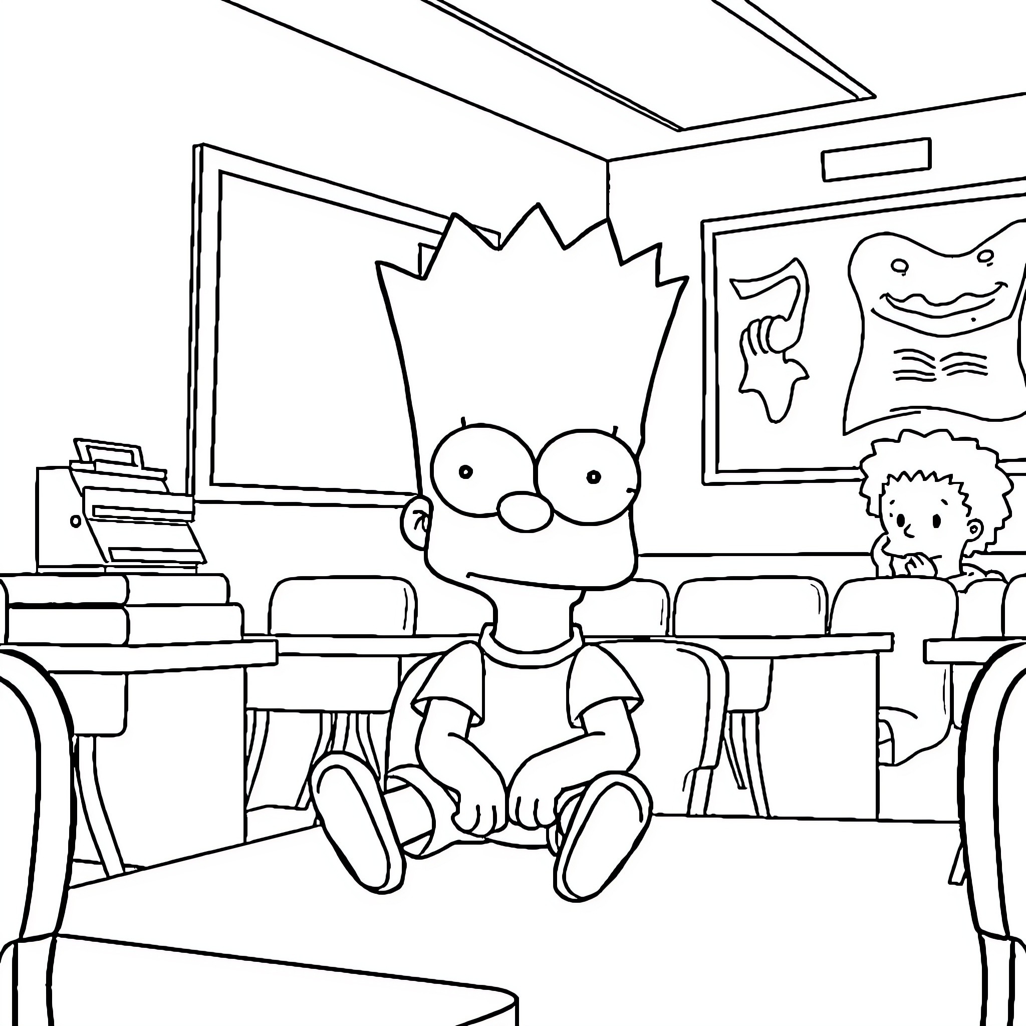 Best Bart Simpson Coloring Pages (Free Printable PDF)