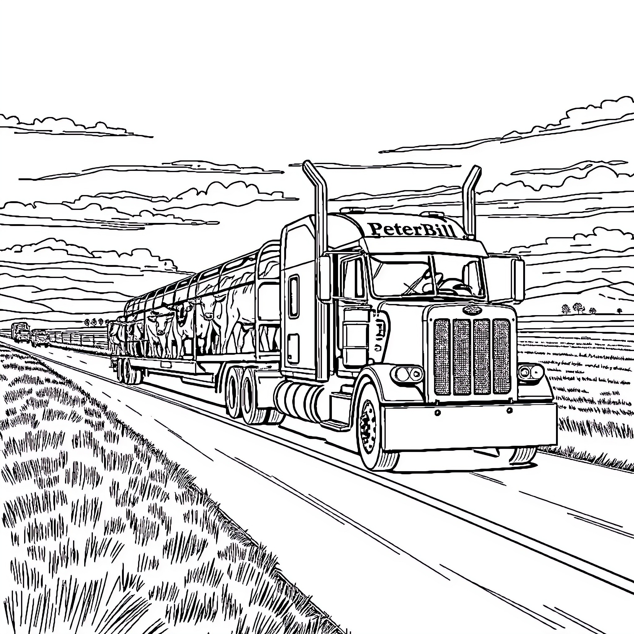 Best Semi Coloring Pages (Free Printable PDF)