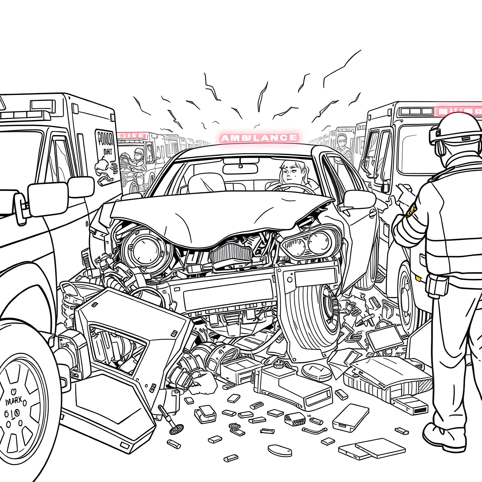 101 Best Car Coloring Pages (Free Printable PDFs)