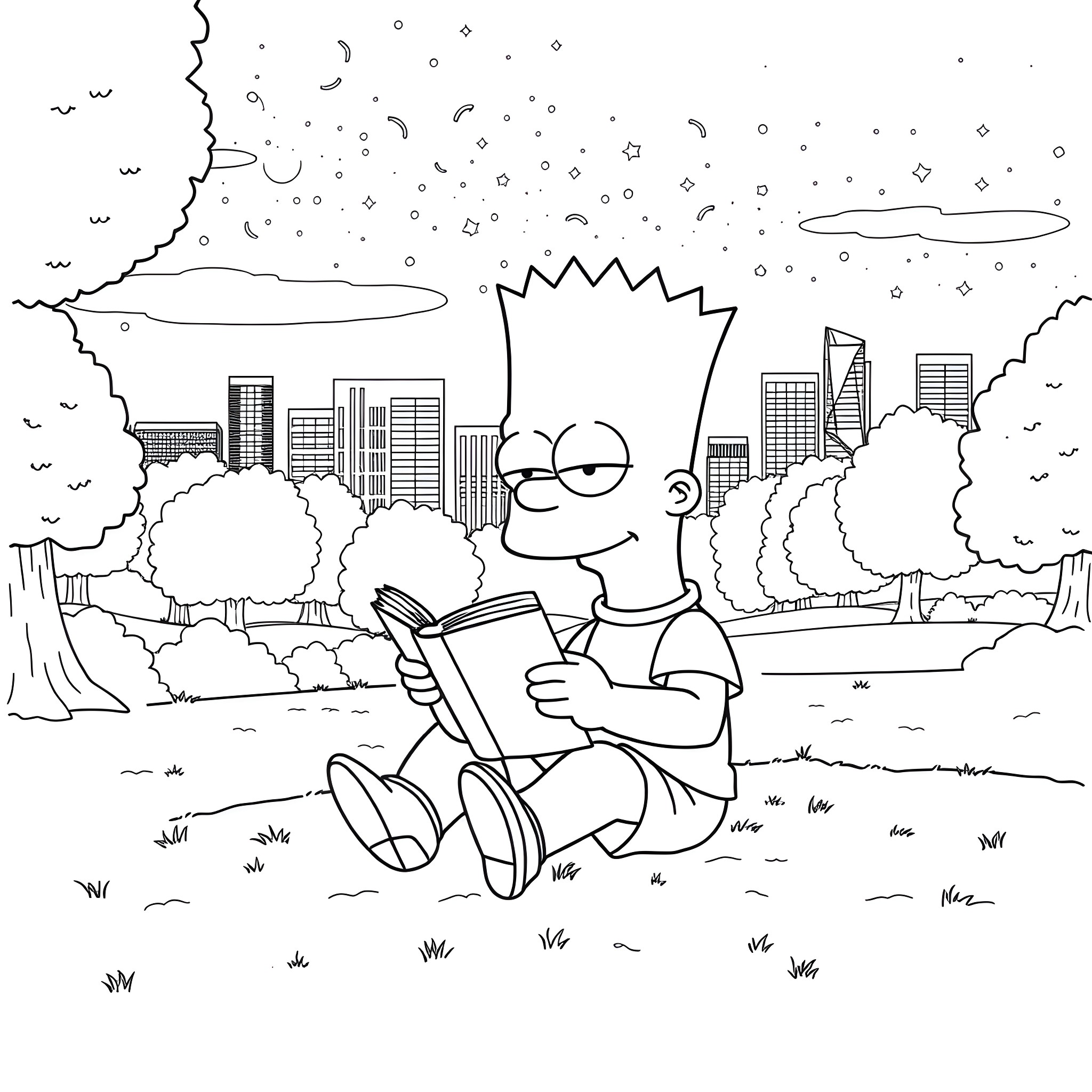 Best Bart Simpson Coloring Pages (Free Printable PDF)