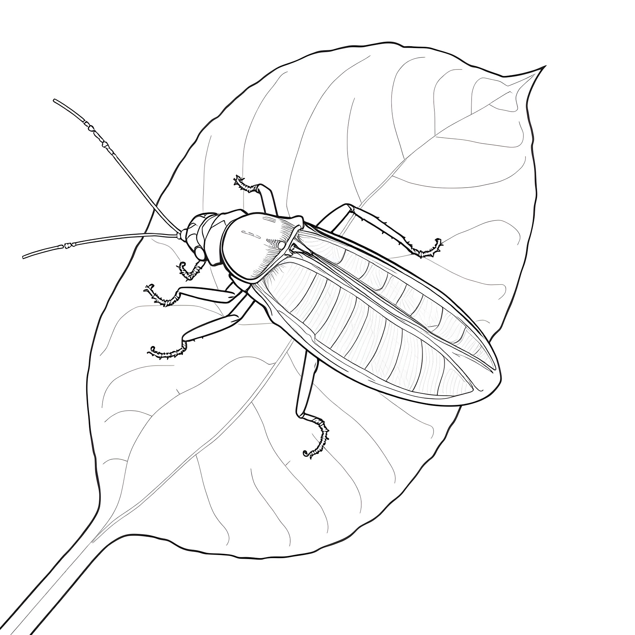 54 Best Cockroach Coloring Pages (Free Printable PDFs)
