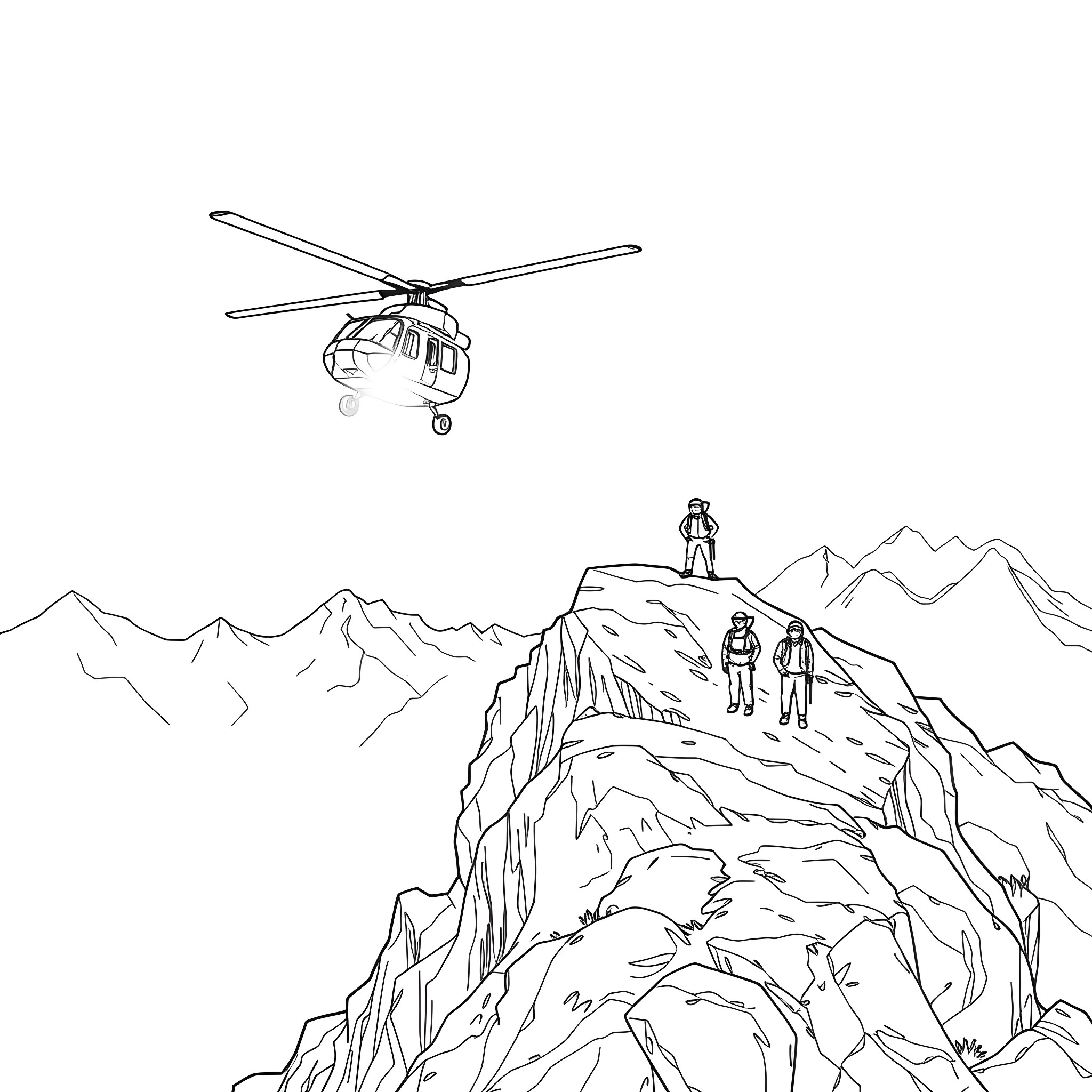 18 Best Helicopter Coloring Pages (Free Printable PDFs)