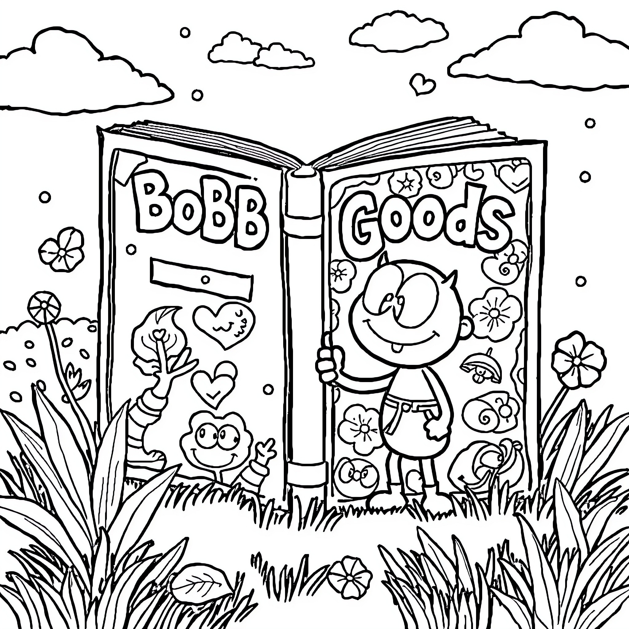 Best Book Coloring Pages (Free Printable PDF)