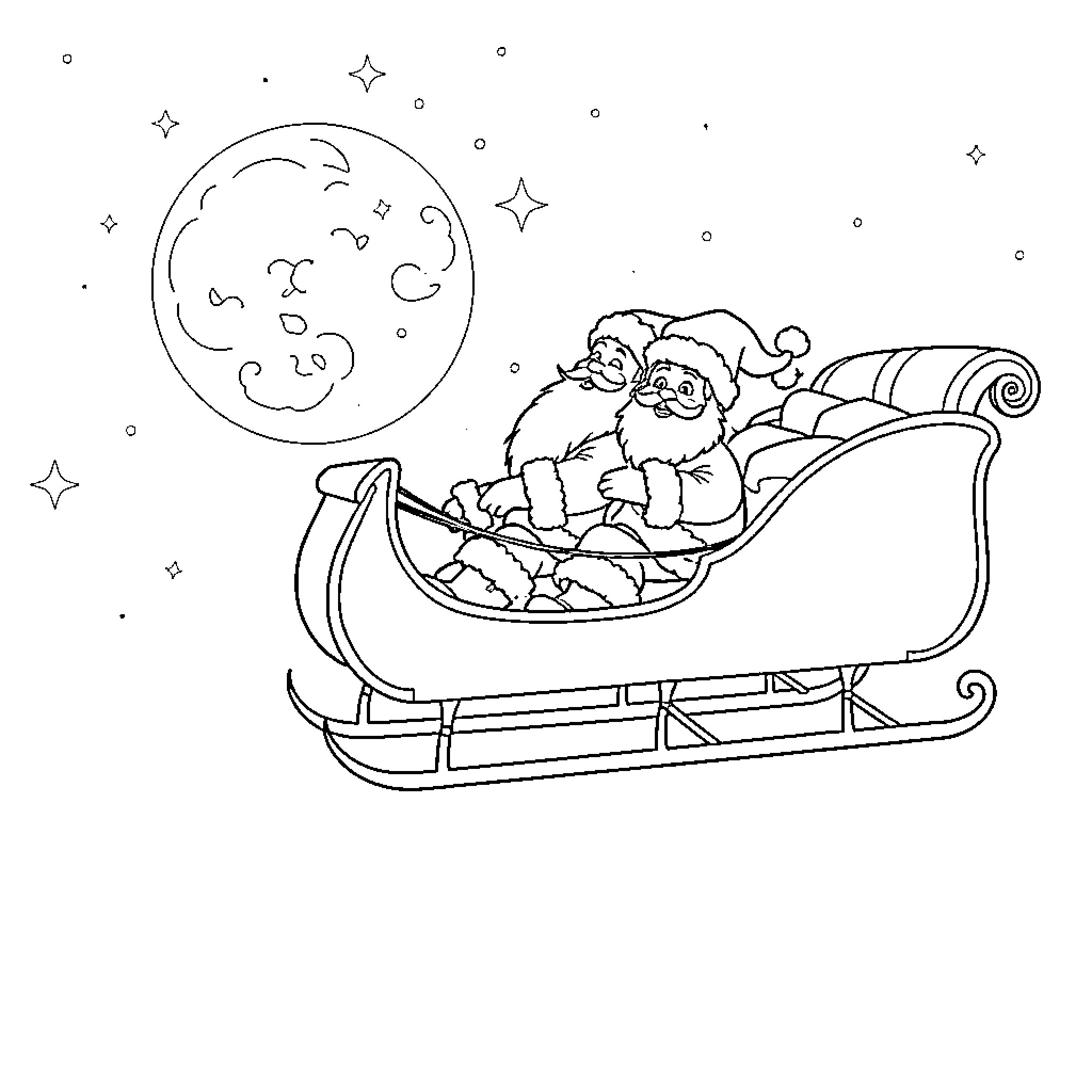 Best Santa Claus Coloring Pages (Free Printable PDF)