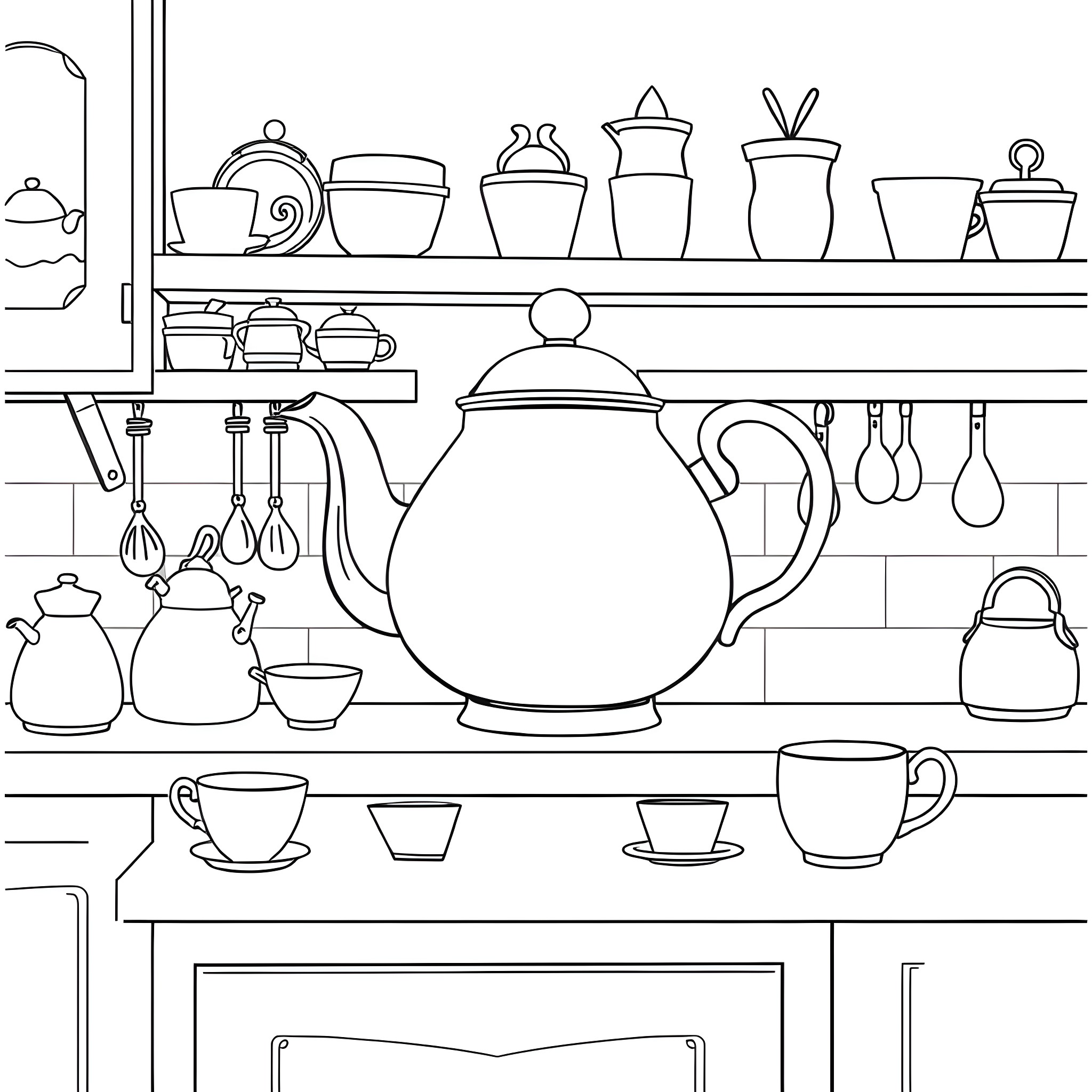 12 Best Mrs Potts Coloring Pages (Free Printable PDFs)