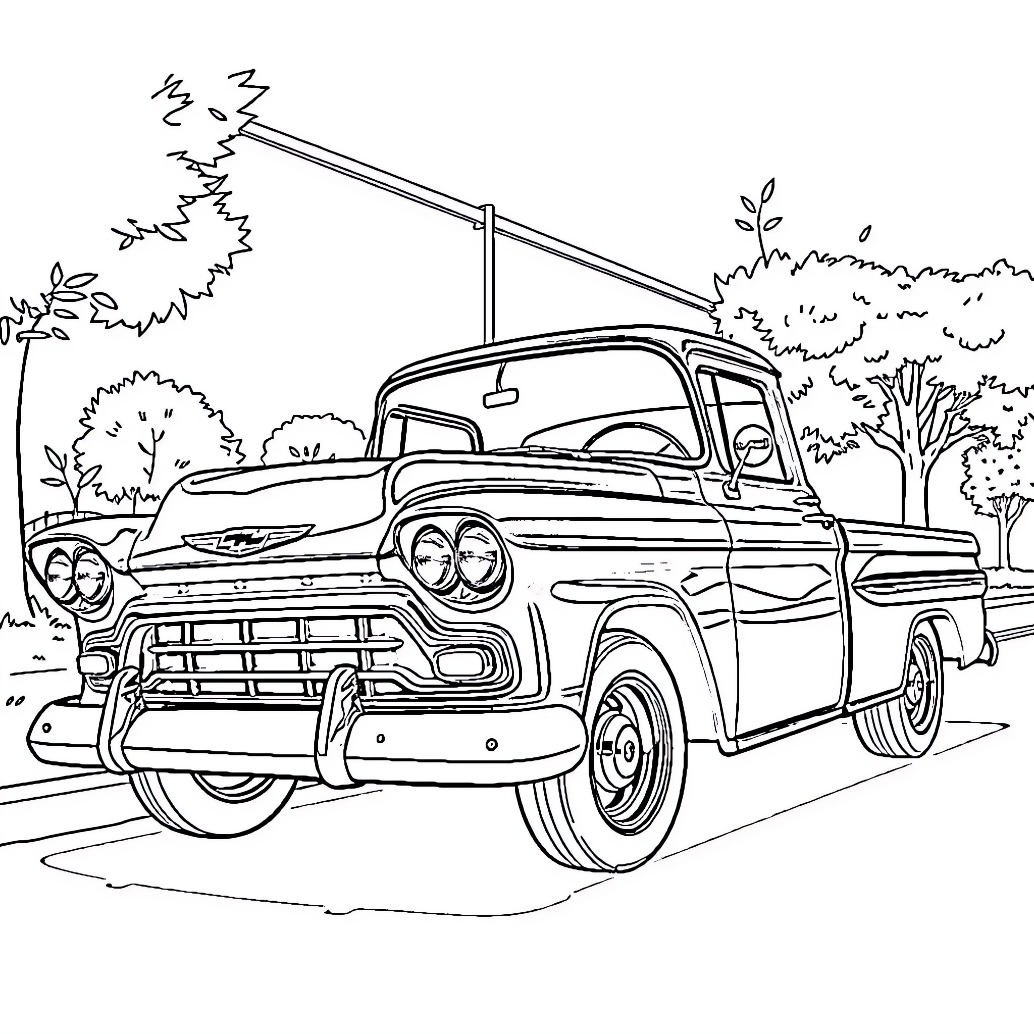 Best Chevrolet Coloring Pages (Free Printable PDF)