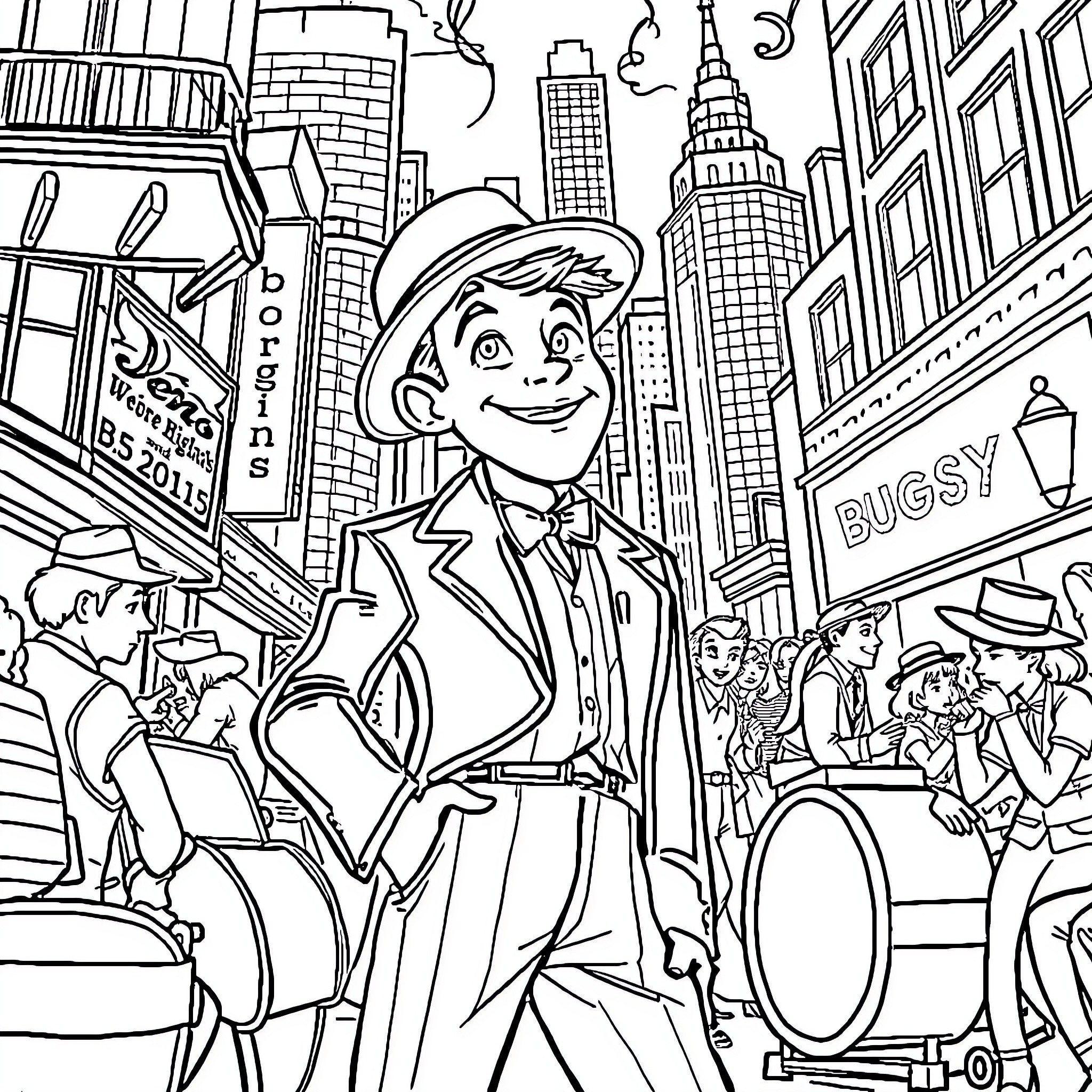 Best Bugsy Malone Coloring Pages (Free Printable PDF)