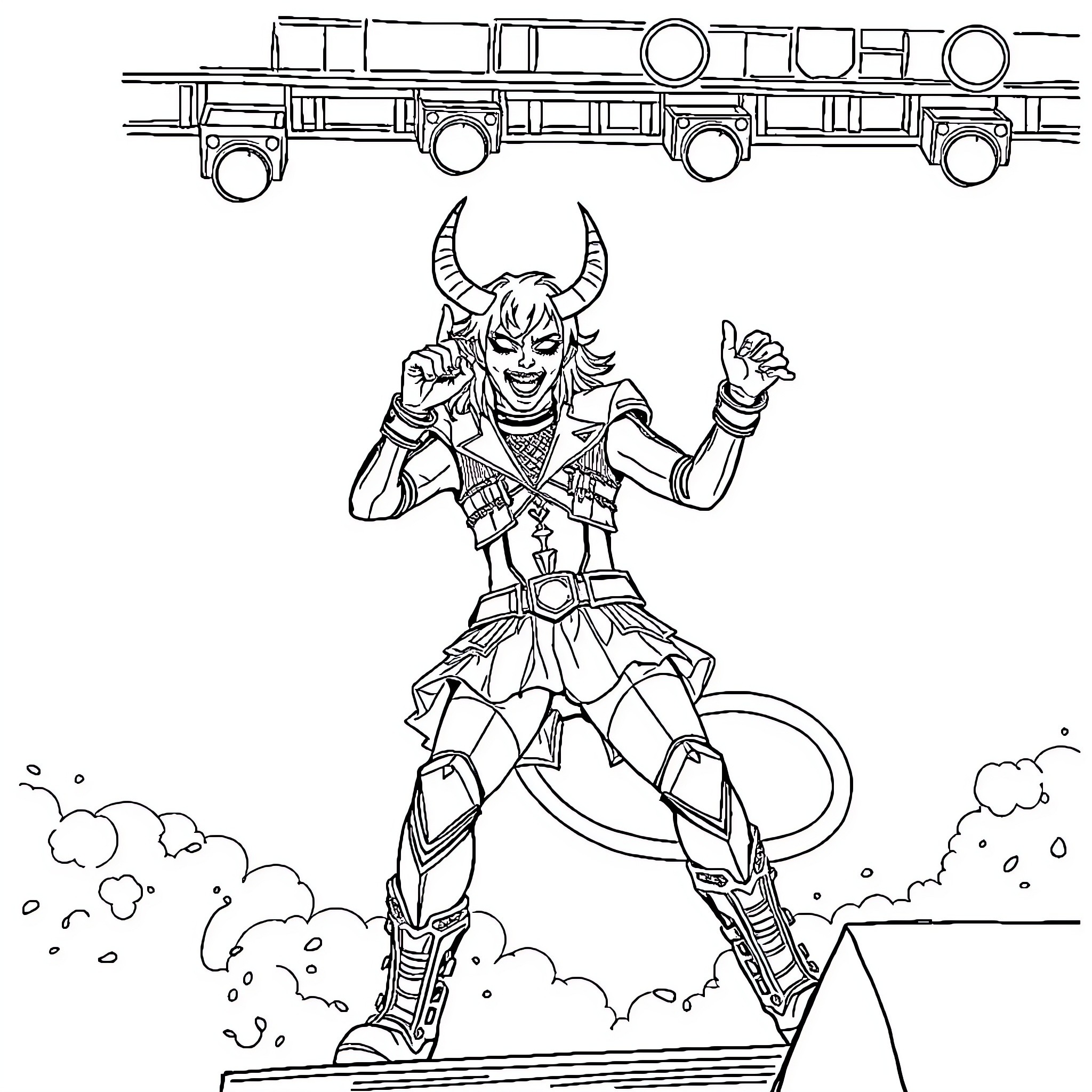 Best Huntrix Coloring Pages (Free Printable PDF)