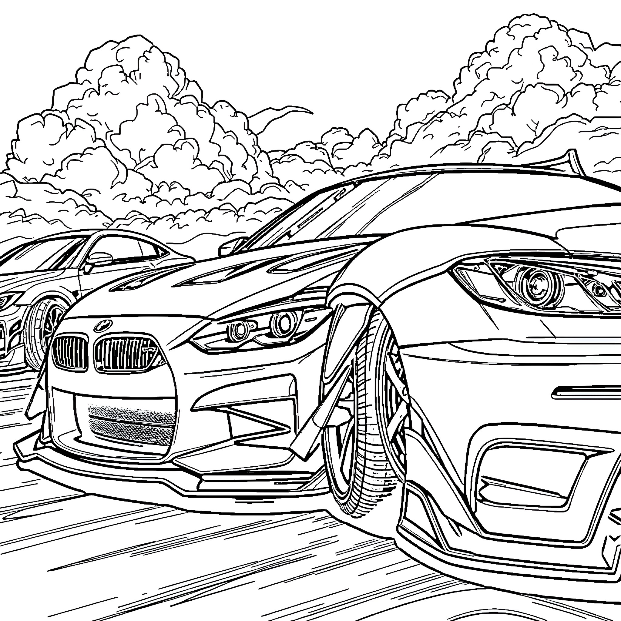 4 Best Luxury Car Coloring Pages (Free Printable PDFs)