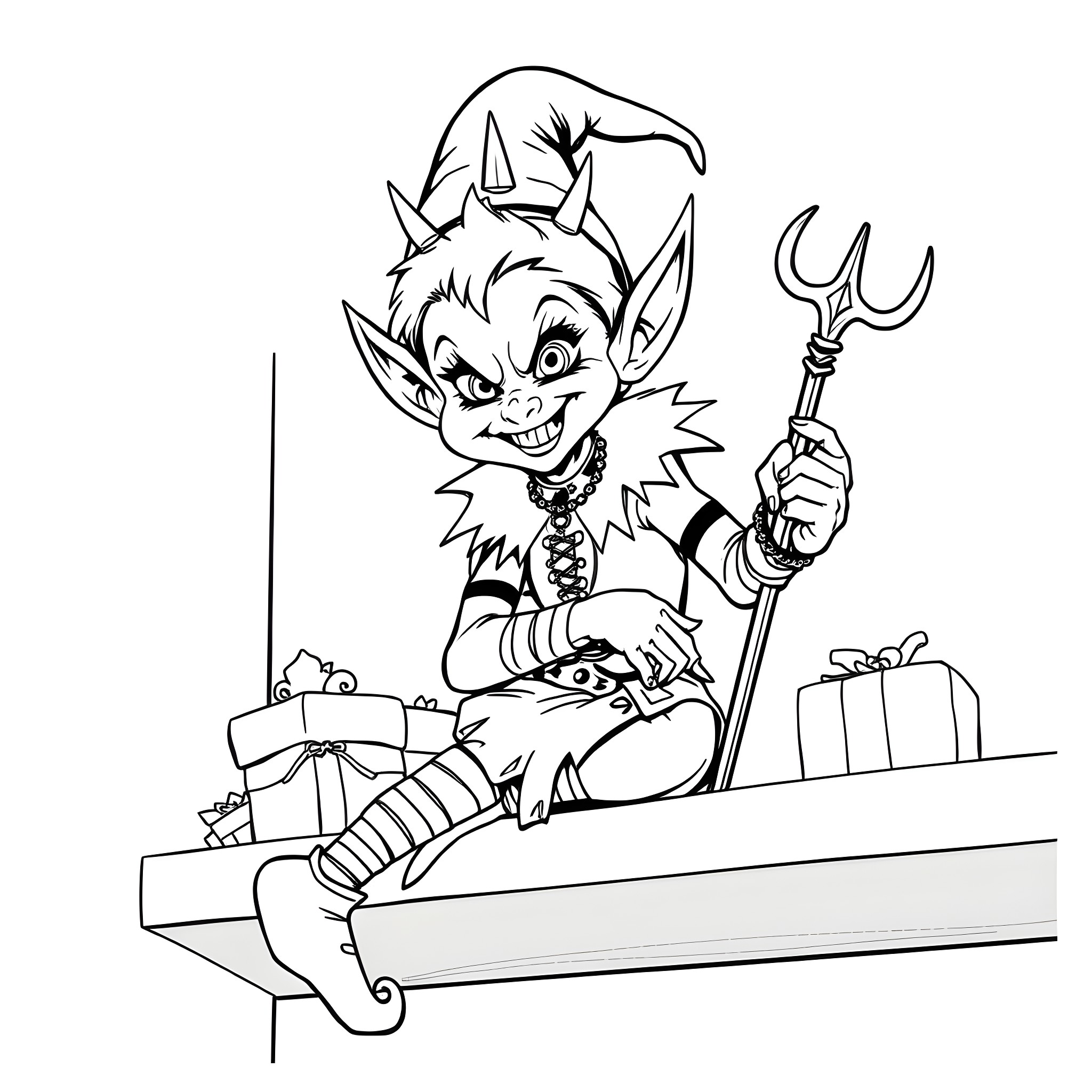 112 Best Elf Coloring Pages (Free Printable PDFs)