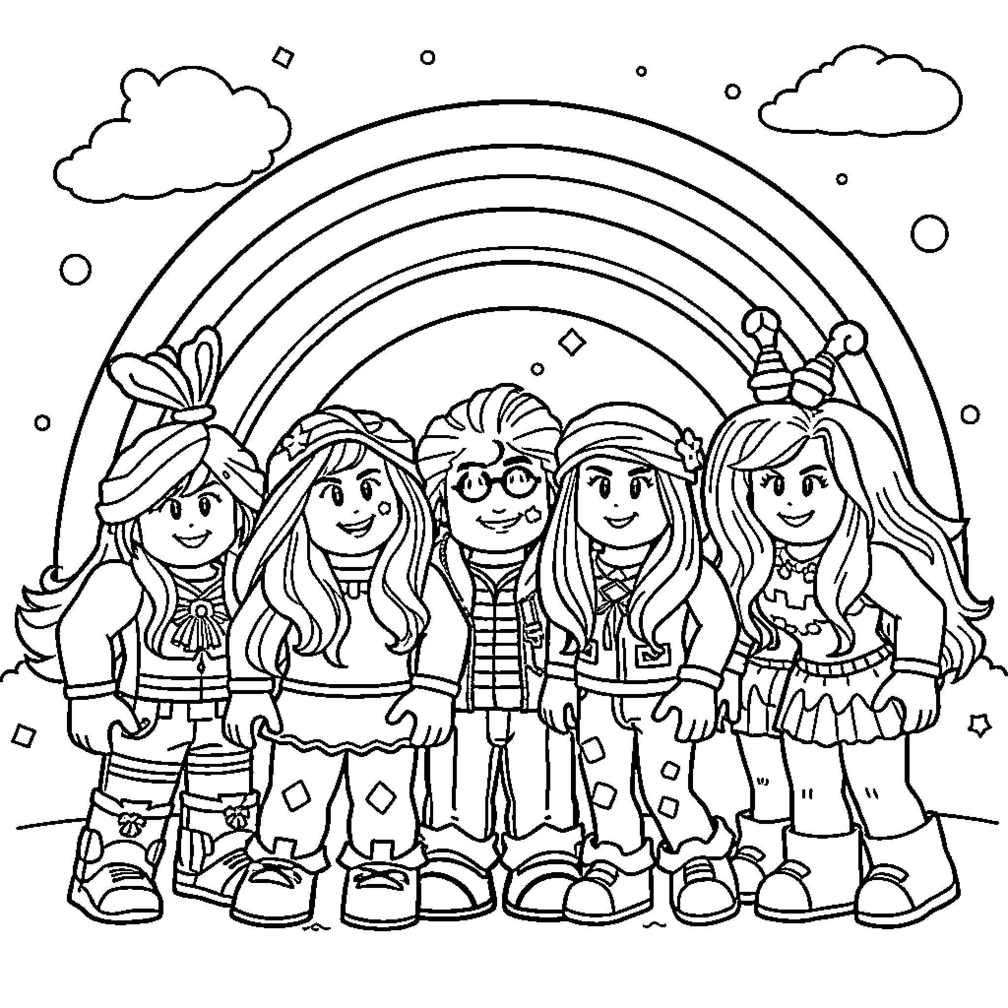 Best Rainbow Friends Coloring Pages (Free Printable PDF)