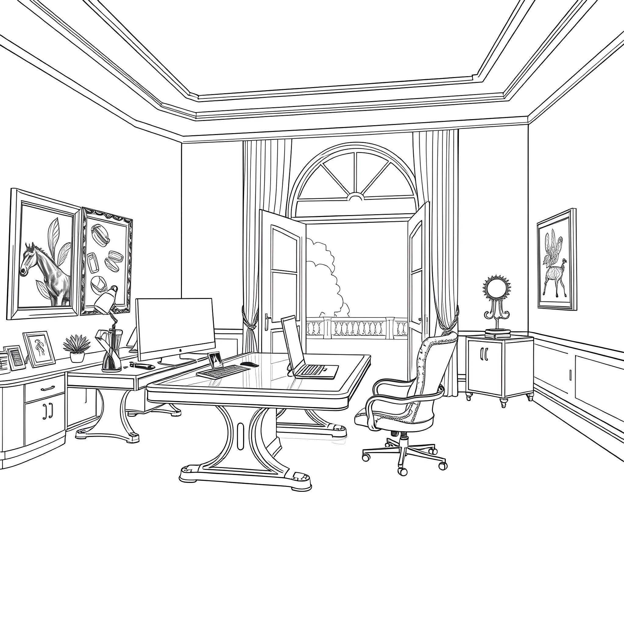 Best Office Coloring Pages (Free Printable PDF)