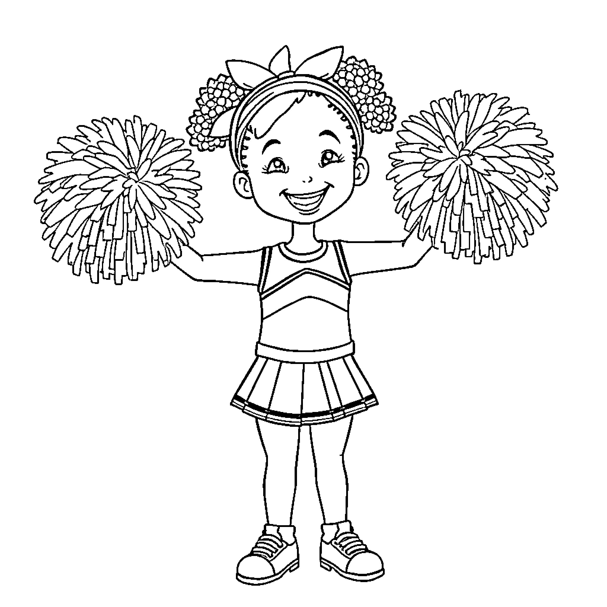 Best Cheerleader Coloring Pages (Free Printable PDF)