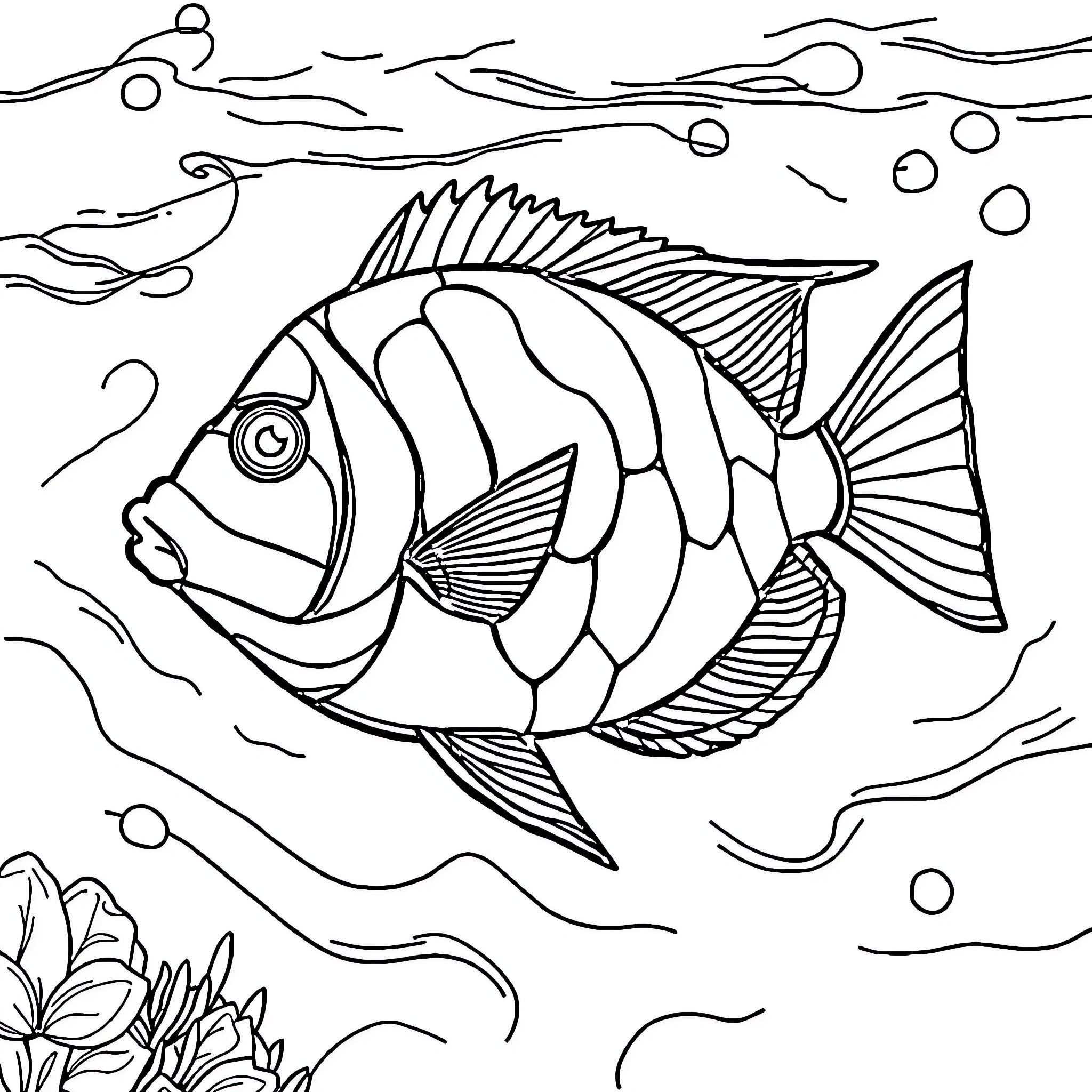 Best Fish Coloring Pages (Free Printable PDF)