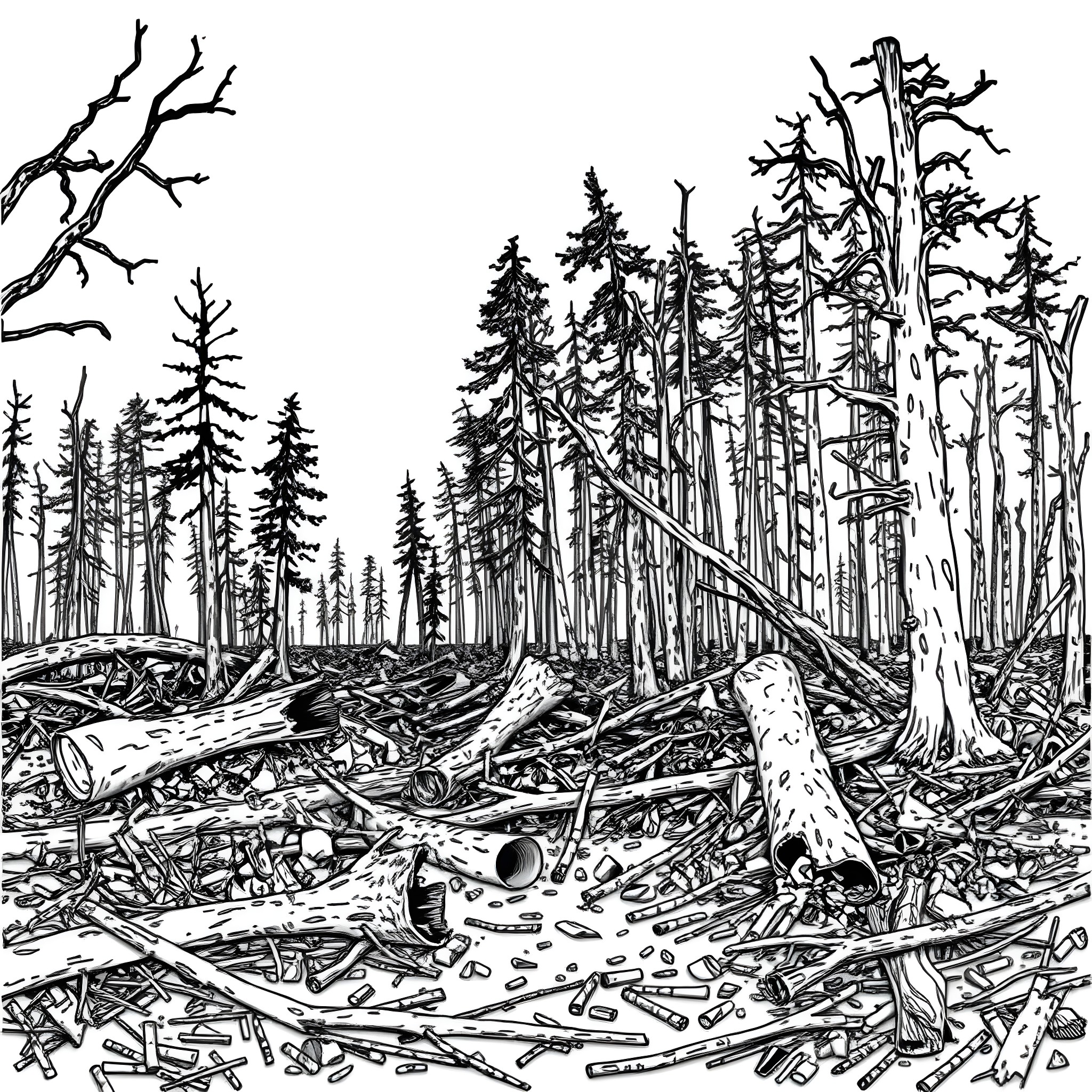 Best Forest Coloring Pages (Free Printable PDF)