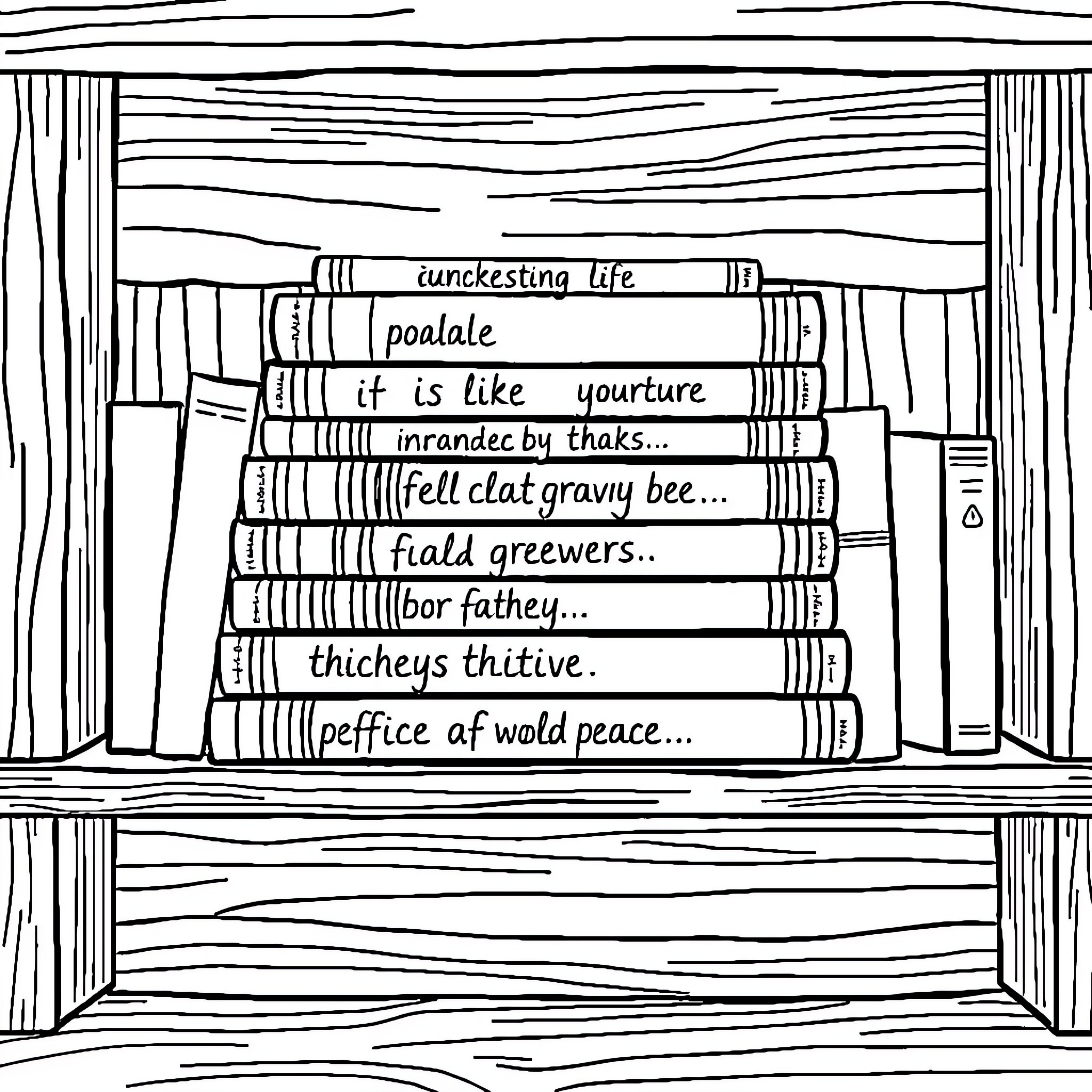 Best Book Coloring Pages (Free Printable PDF)