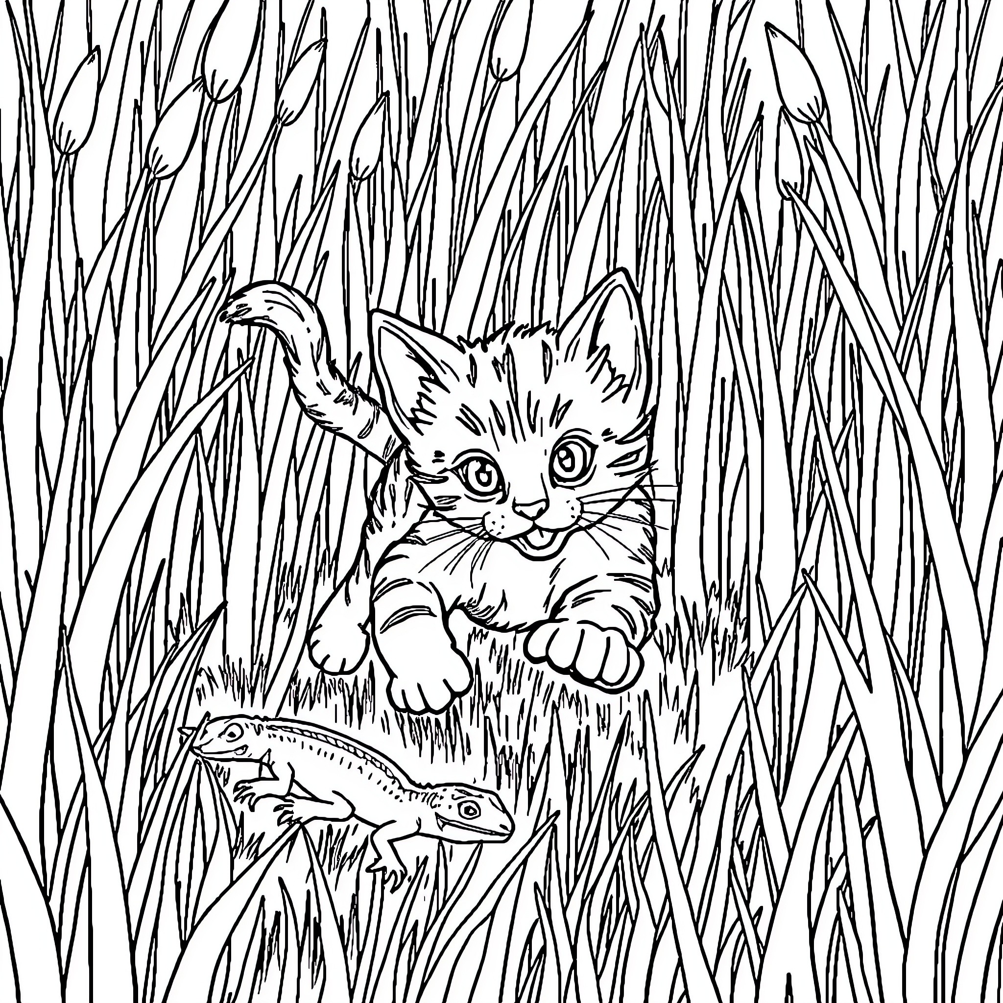 Best Tabby Kitten Coloring Pages (Free Printable PDF)