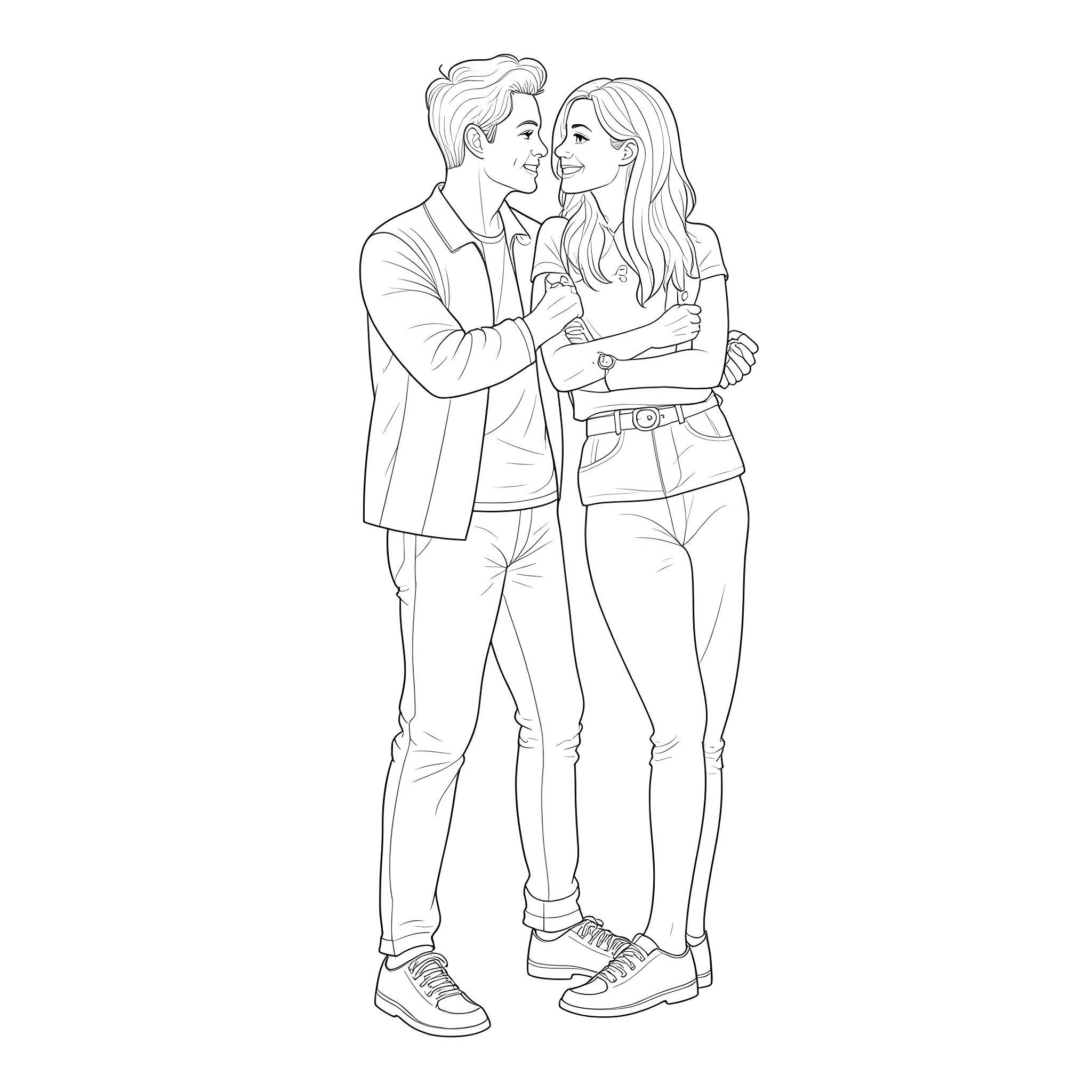 Best Couple Coloring Pages (Free Printable PDF)